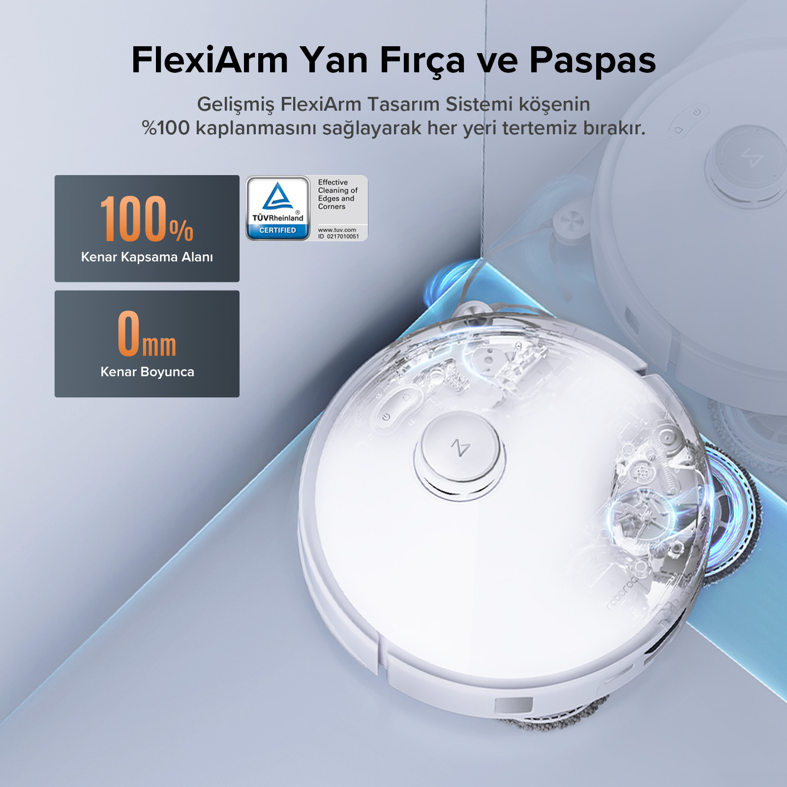 Roborock Qrevo Edge 5V1 Akıllı Robot Süpürge - Siyah - Fiyatı, Yorumları