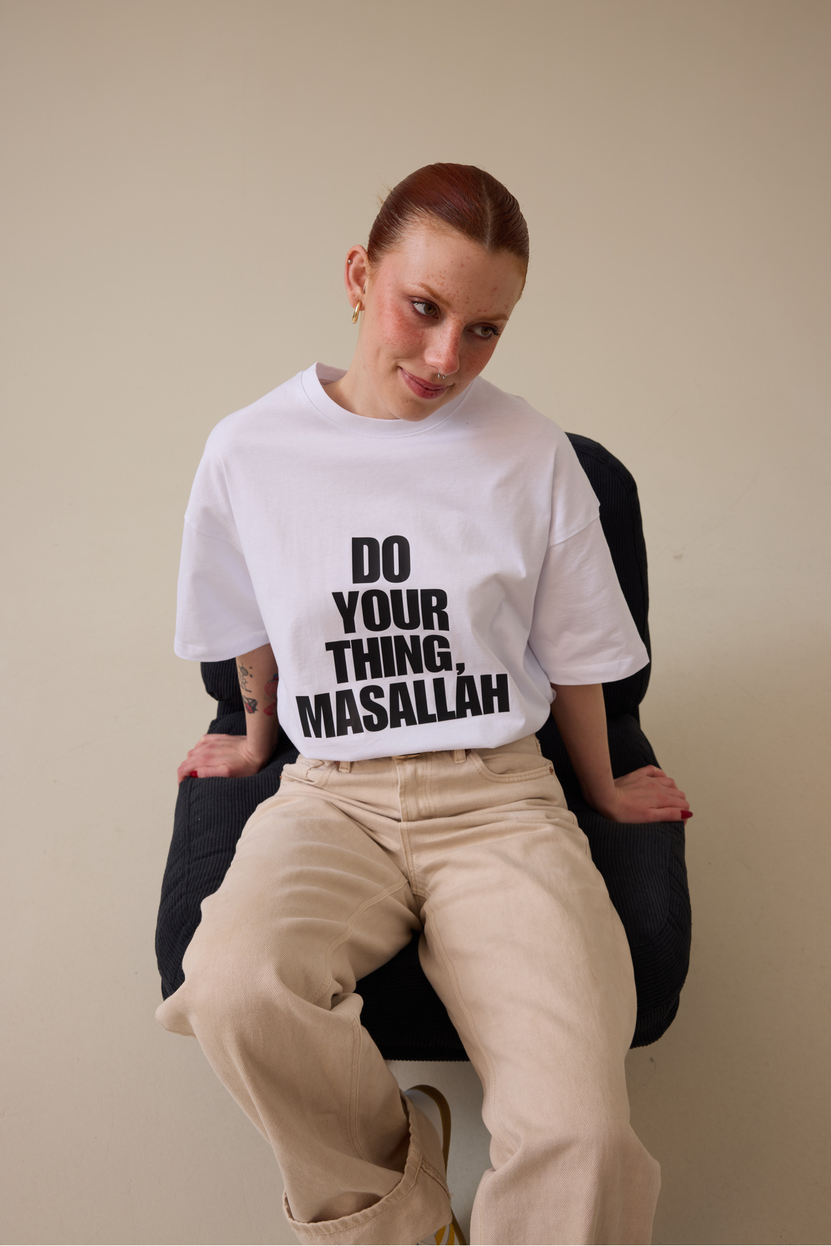 Lesin Studio Maşallah Oversize Tişört - Fiyatı, Yorumları