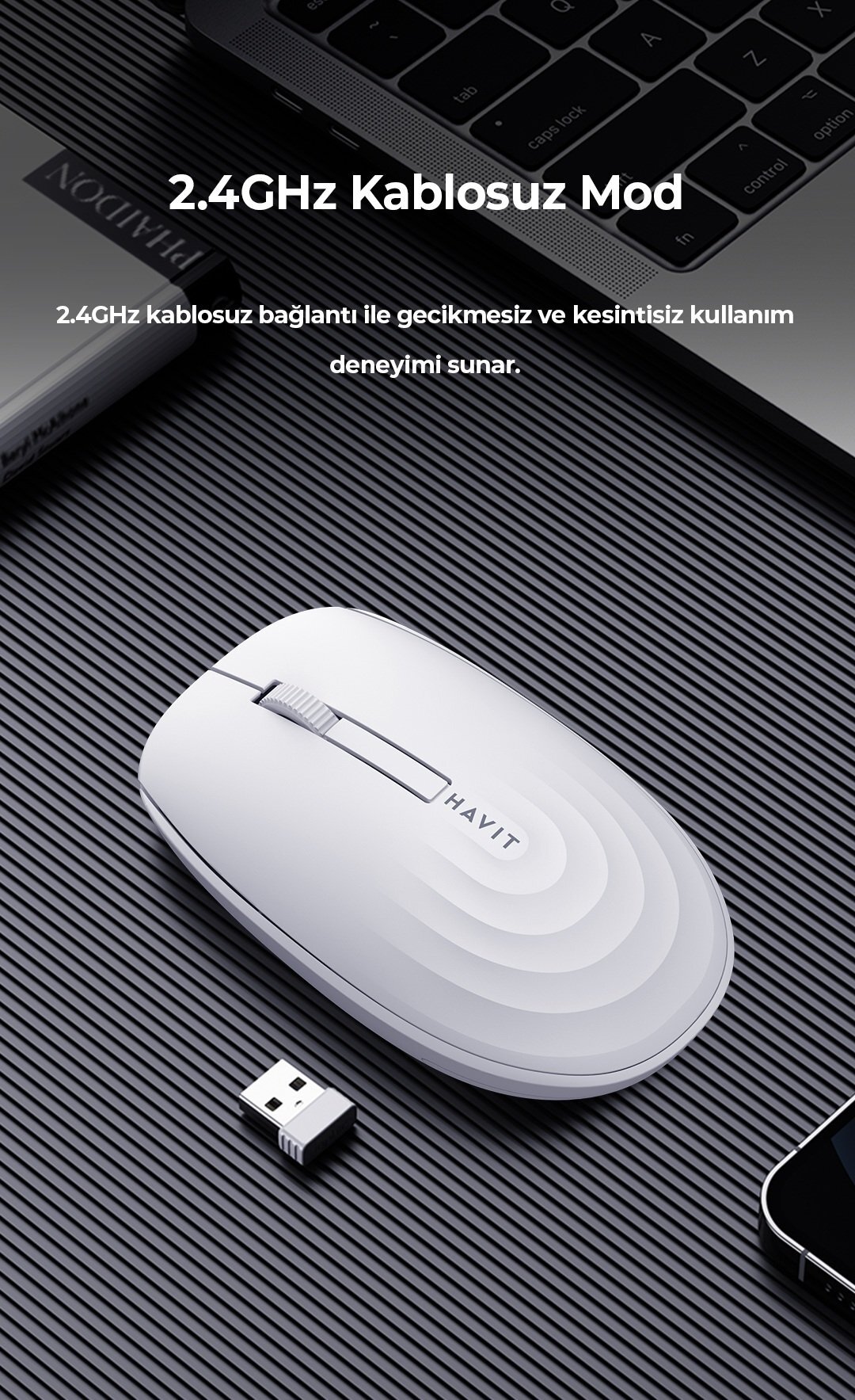 Havit Ms93rf Kablosuz Mouse - 2.4ghz, 1600 Dpı, Ergonomik Tasarım ...