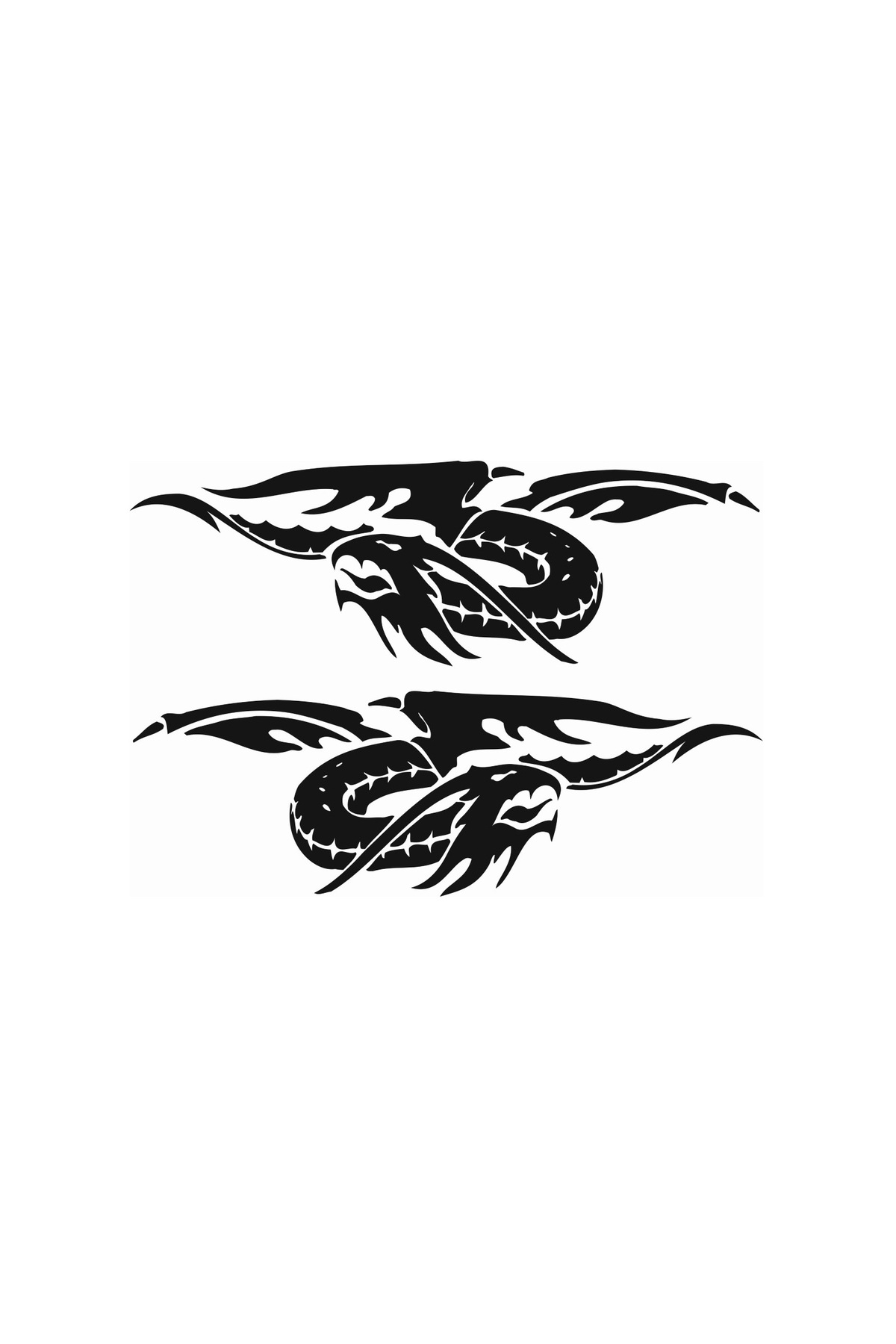 media Car sticker model 44 - set of 2 pcs- Trendyol