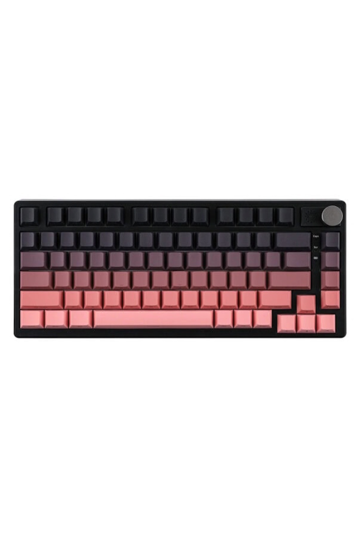 Epomaker HE75 Tri Mechanical Black Pink Flamingo Switch RGB Kablosuz ...