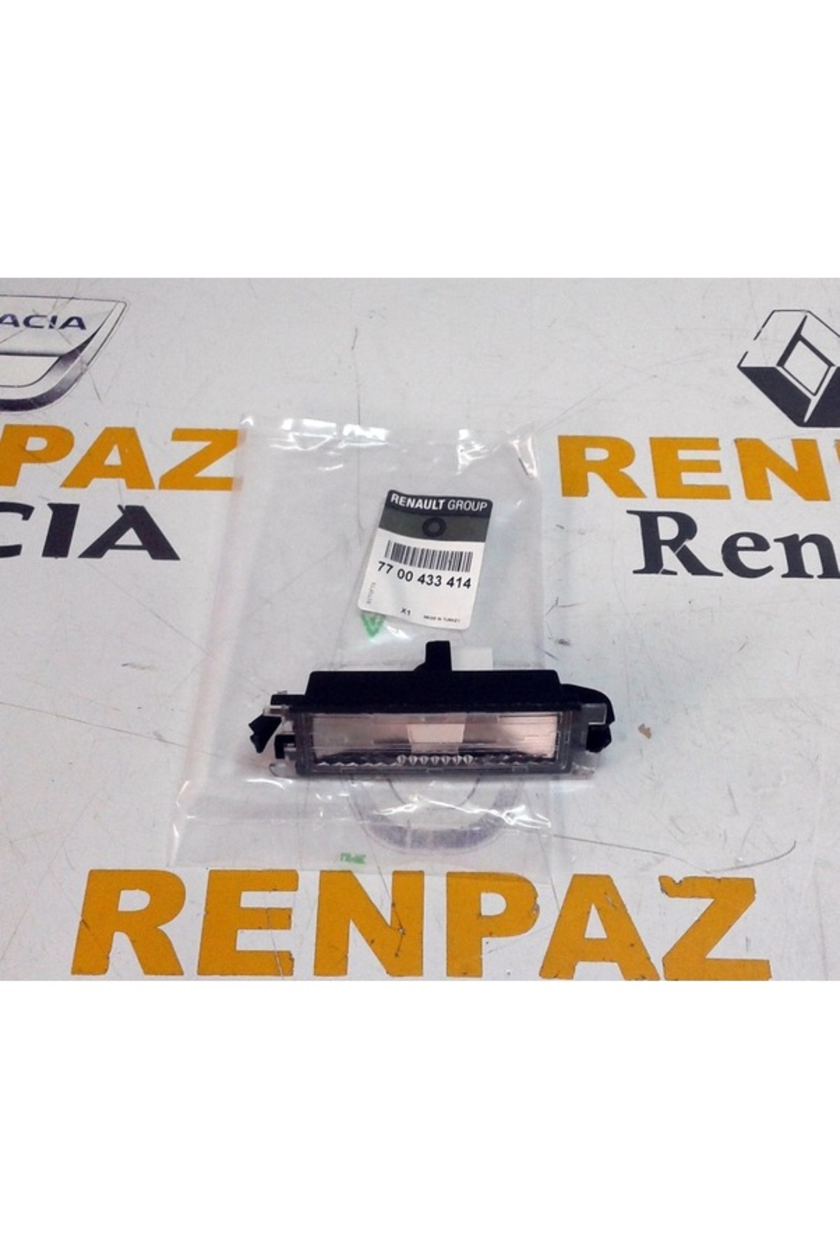 Orjinal Clio 2/Symbol/Logan 1/Sandero 1 Plaka Lambası 7700433414 ...