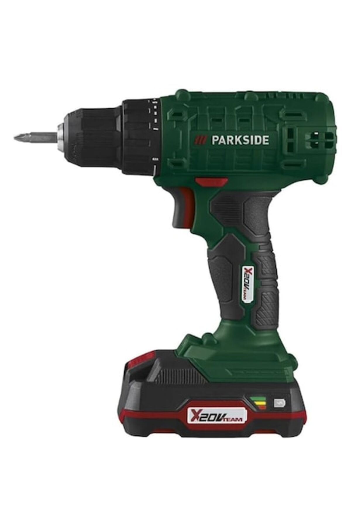 PARKSIDE ParkSide 20V Cordless Drill/Driver with Battery and Charger ...