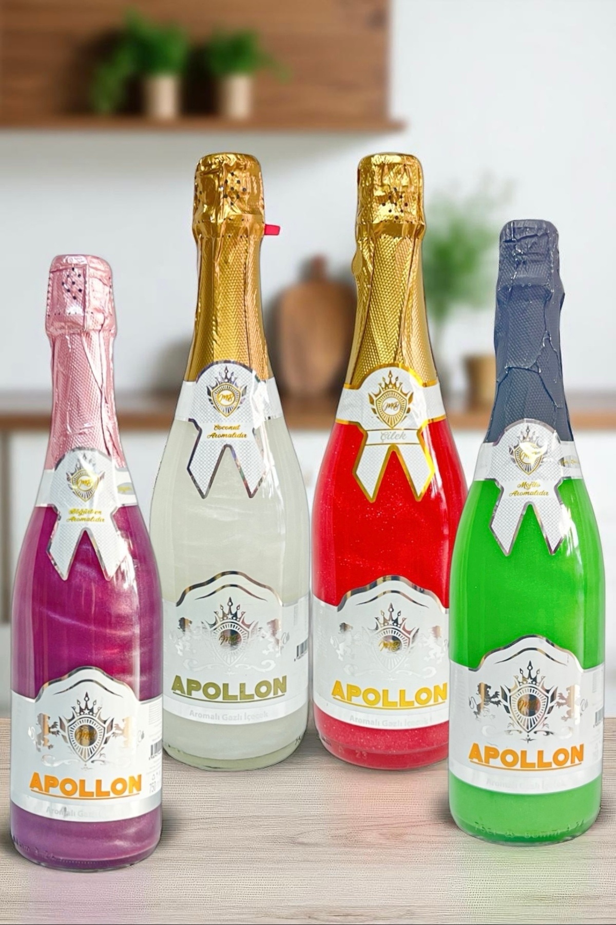 Ozygen Apollon Kokonat Çilek Mojito Ve Böğürtlen Aromalı 4 Lü Set ...