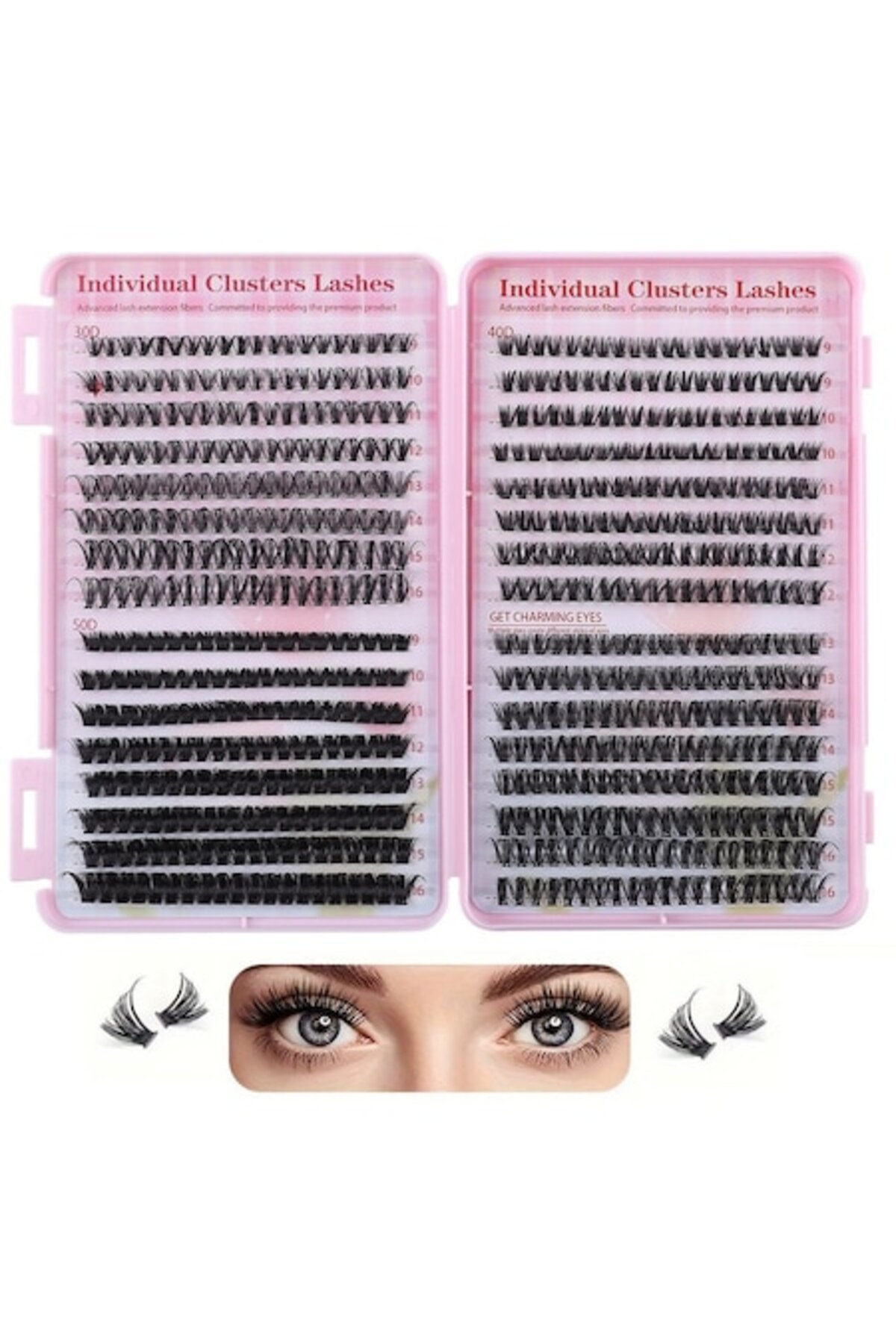 ESensio Individual False Eyelashes Set 640ls, 640 Lashes, D Curl, 30d ...