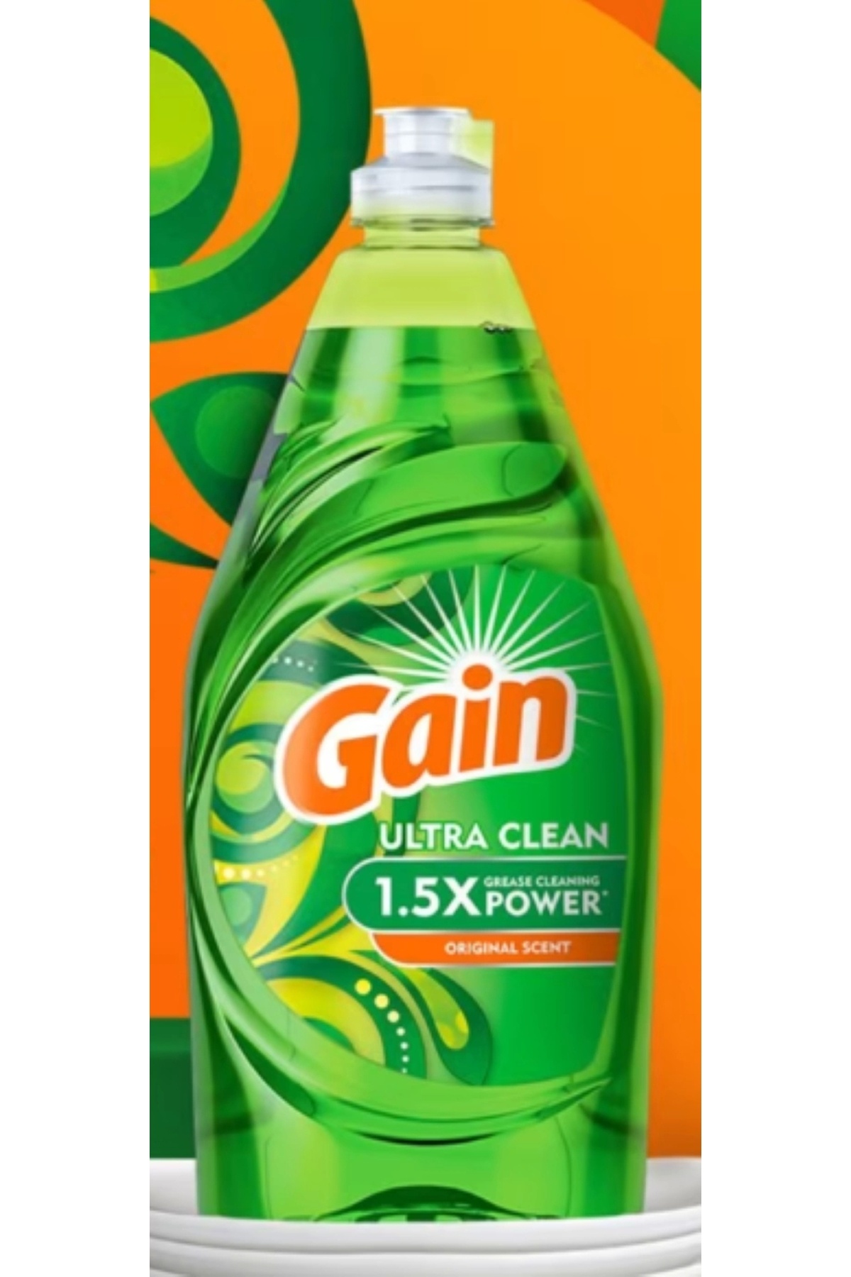 GAIN Ultra Clean 1,5 X Grease Cleanıng Power Orıgınal Scent Time To ...