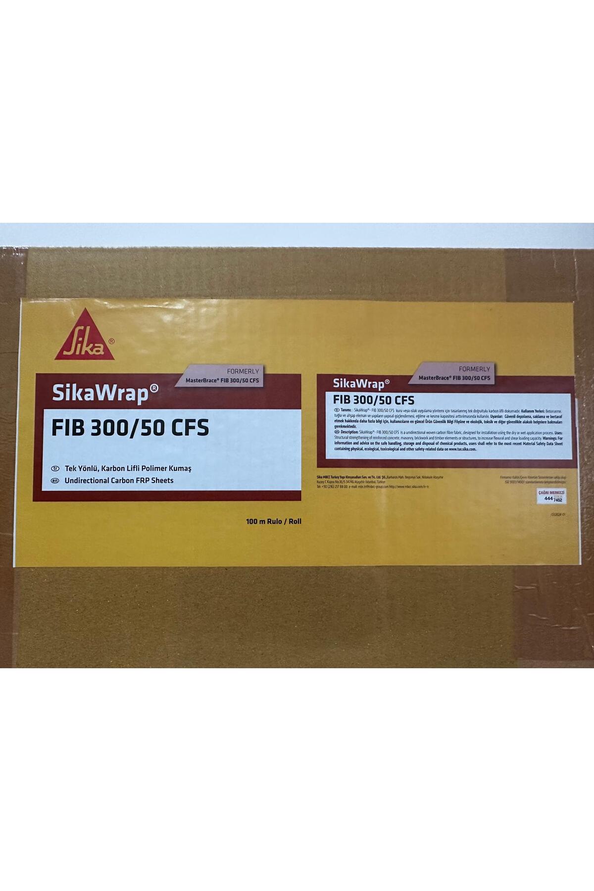 Sika SikaWrap FIB 300/50 CFS Tek Yönlü Lifli Polimer Kumaş Yapı ...