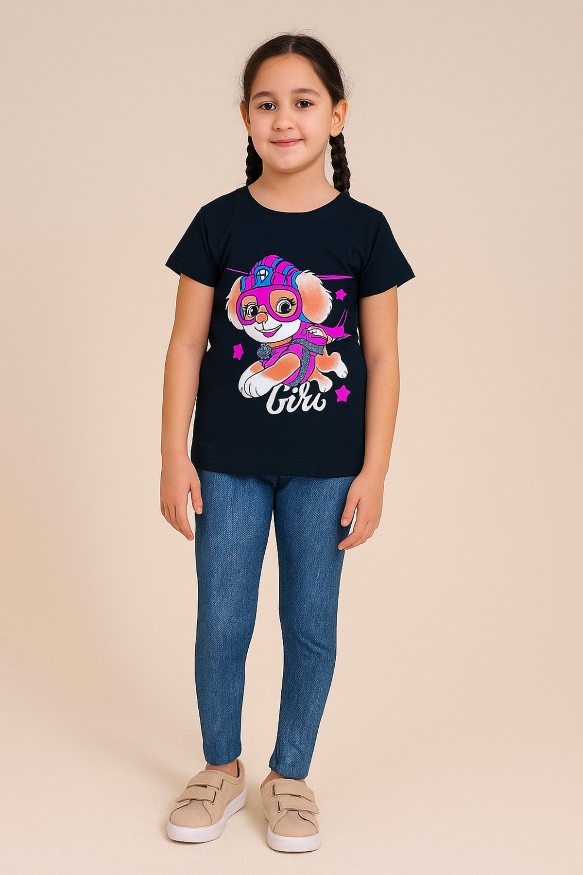 MAXI DRY Paw Patrol Lycra Tights Bottom Top Double Girl's Set- Trendyol