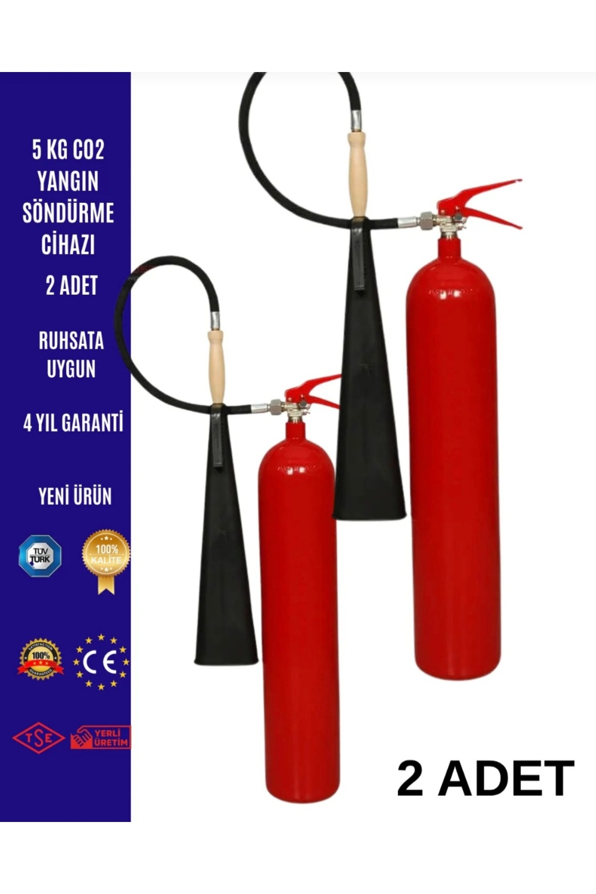 ünalgrup 5 KG CO2 YANGIN SÖNDÜRME CİHAZI 2 ADET - Fiyatı, Yorumları