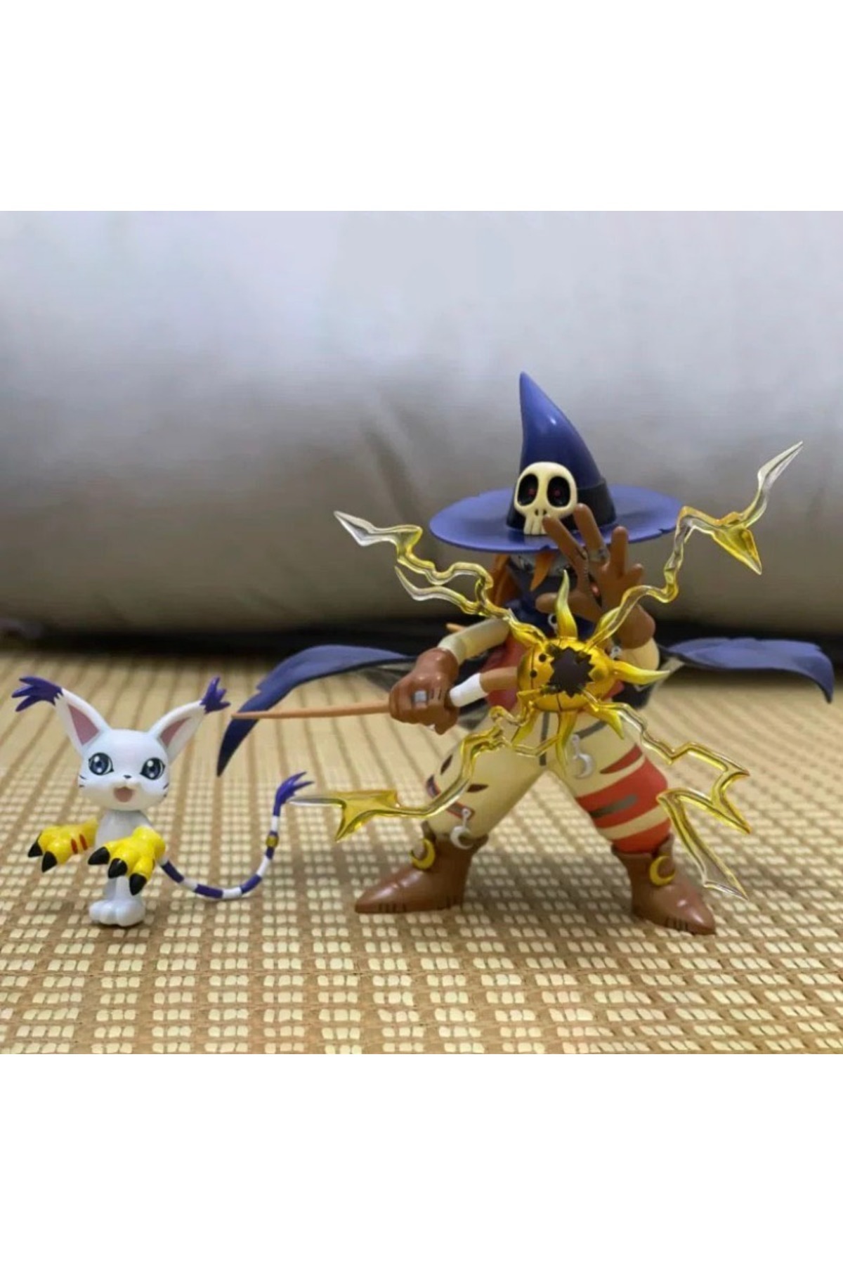 BANDAI Wizarmon and Tailmon 3.5-11.5cm Anime Figure Digimon Adventure ...