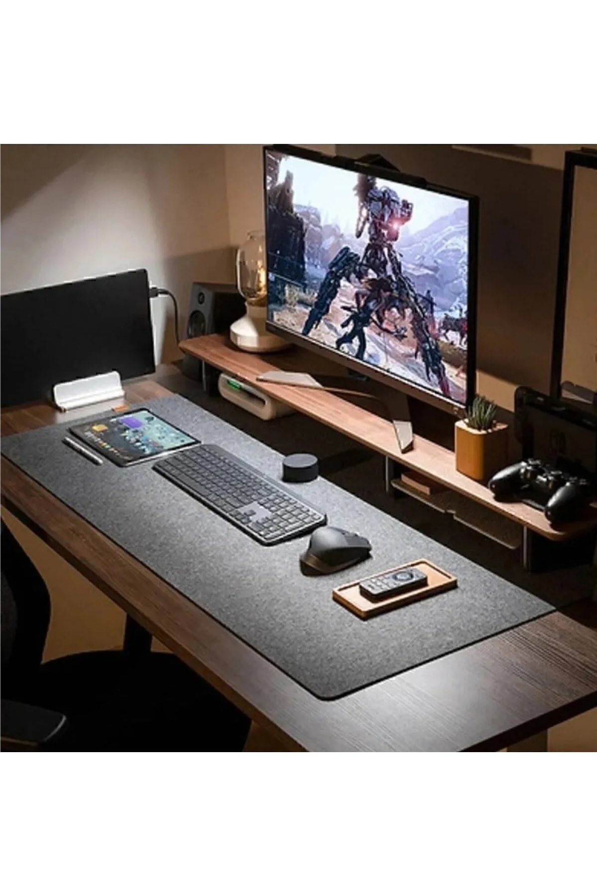 UPEKA Masa Üstü Keçe Çalışma Masası Düzenleme Ve Oyuncu Mouse Pedi ...