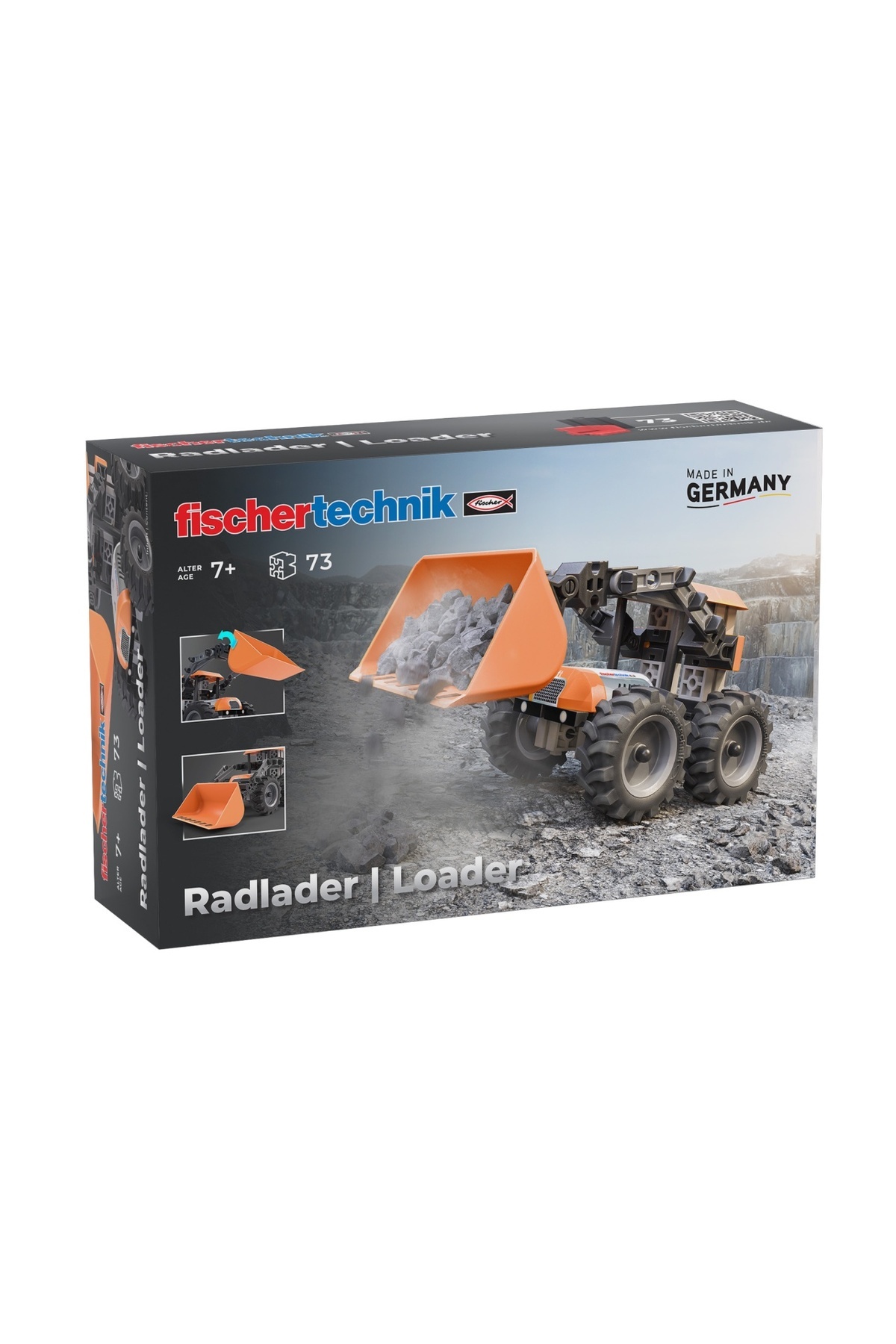 Fischertechnik STEM Kit Front loader to assemble and handle ...