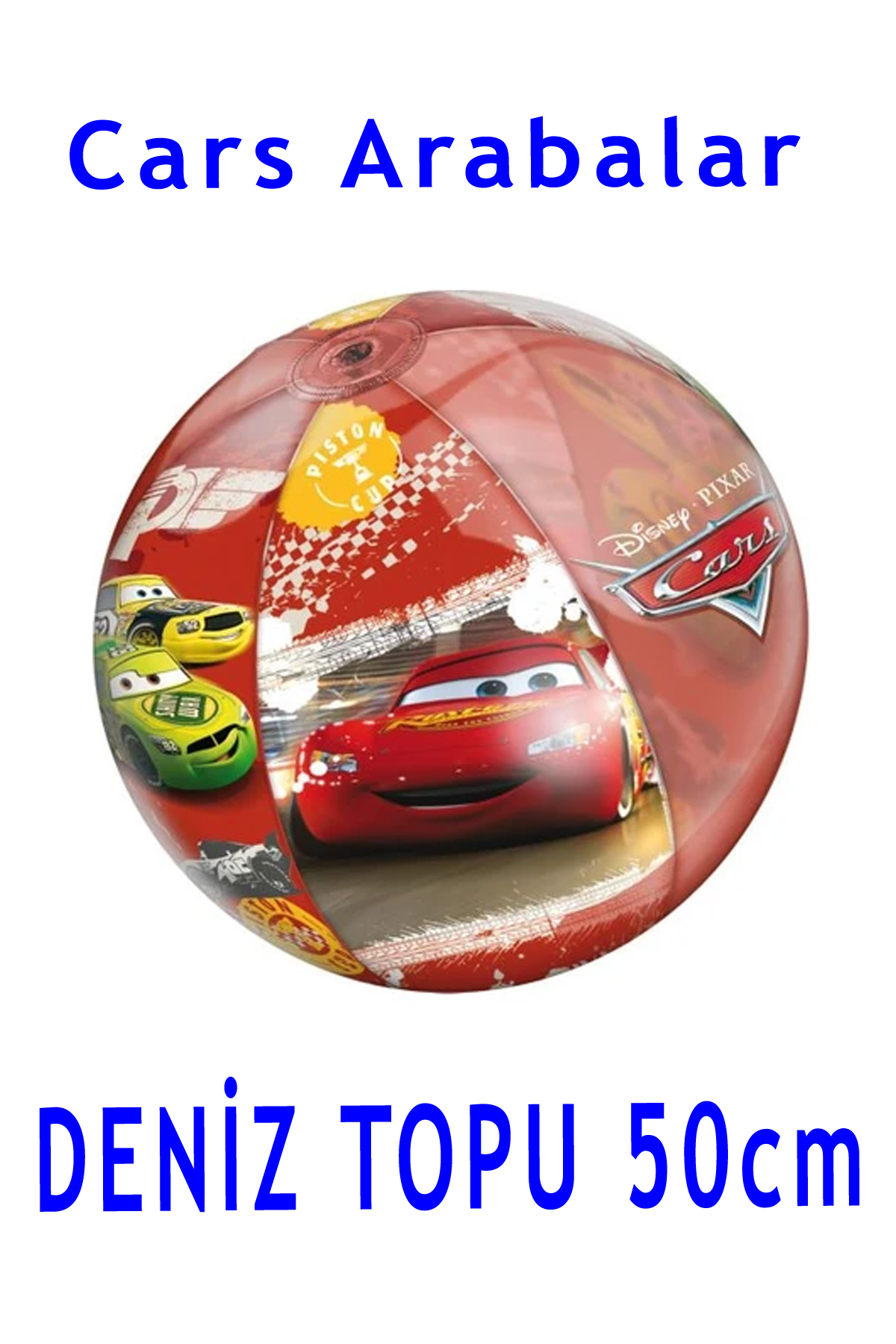 Mondo Disney Pixar Cars Beach Ball - Cars Şişme Havuz Ve Deniz Topu 50 ...