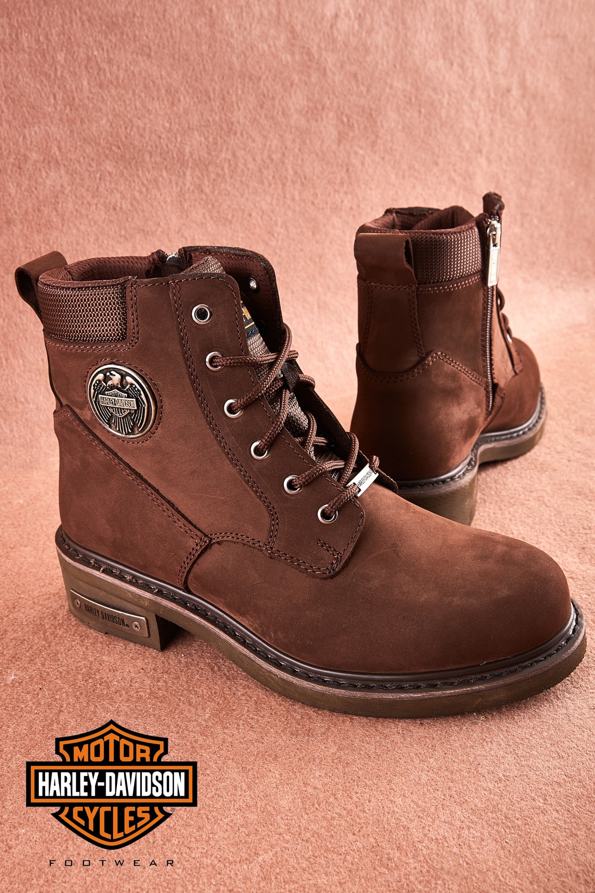 Harley Davidson Jim D.Brown Nubuk Erkek Bot