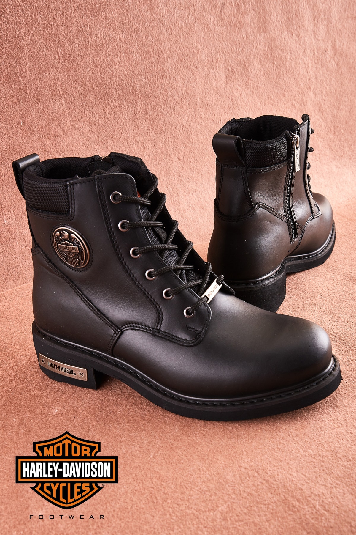 Harley Davidson Jim Black Deri Erkek Bot