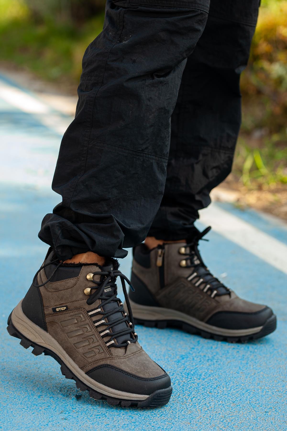 MUGGO Unisex Bej Outdoor Ayakkabı