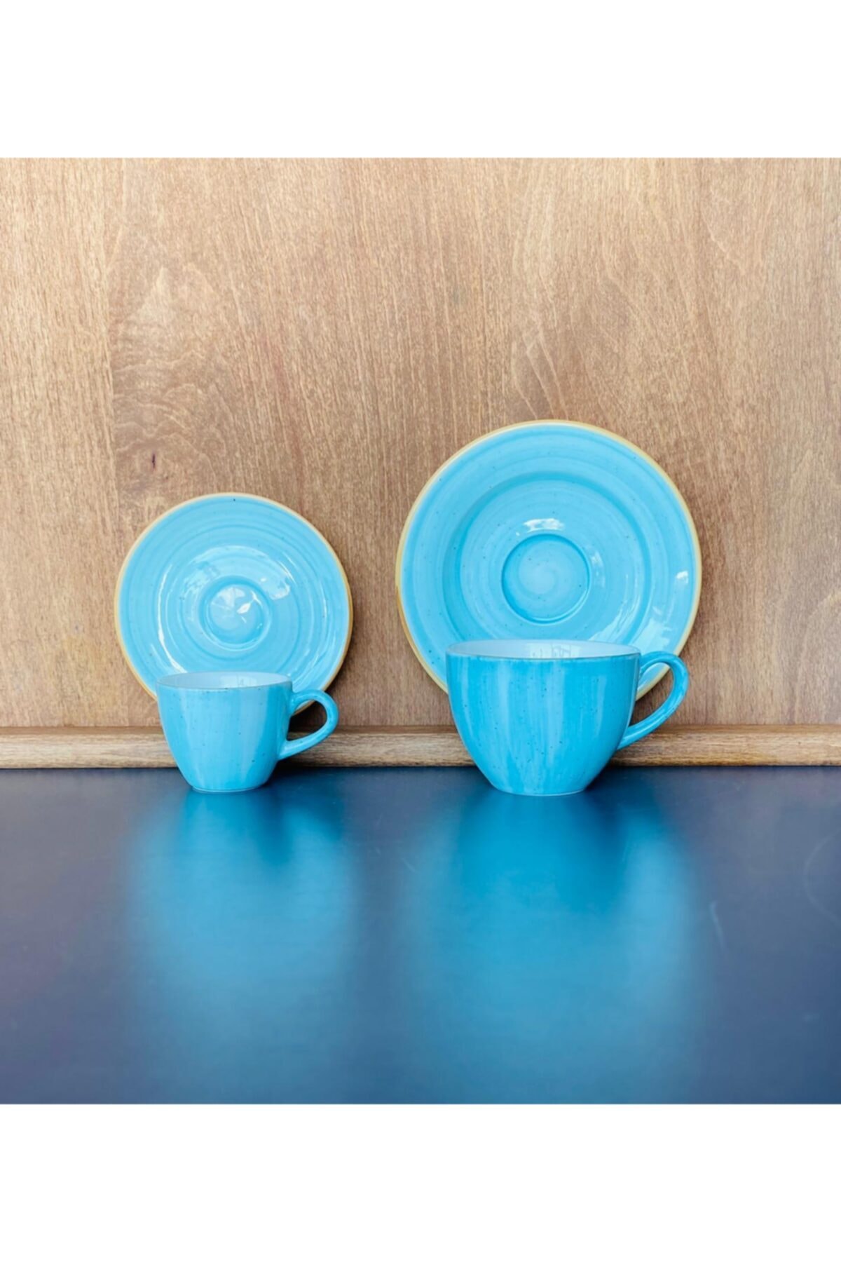 Bonna Porselen Bonna Aqua Rita Çay Fincan Ve Tabağı 6'lı Bonna Aqua ...