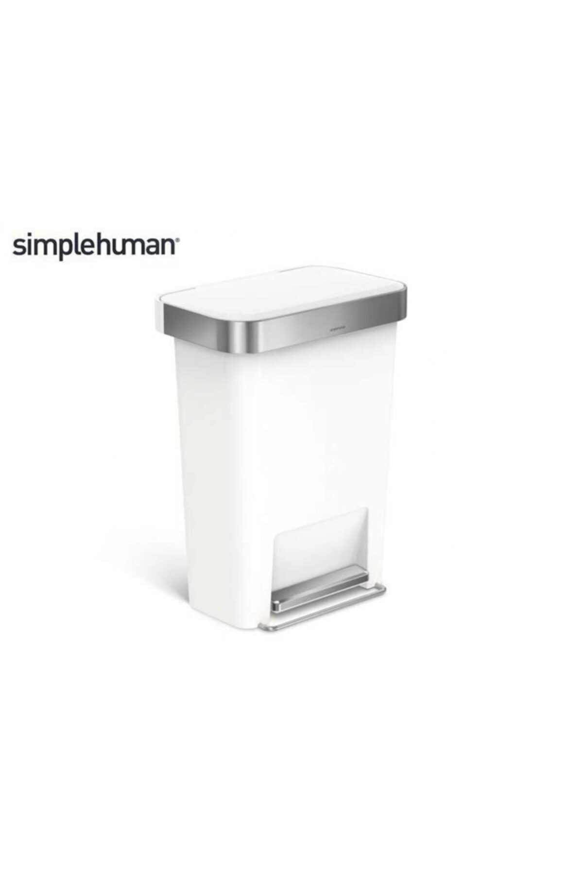 Simplehuman Cw1387cb Dikdörtgen Çöp Kovası 45lt Beyaz Fiyatı, Yorumları ...