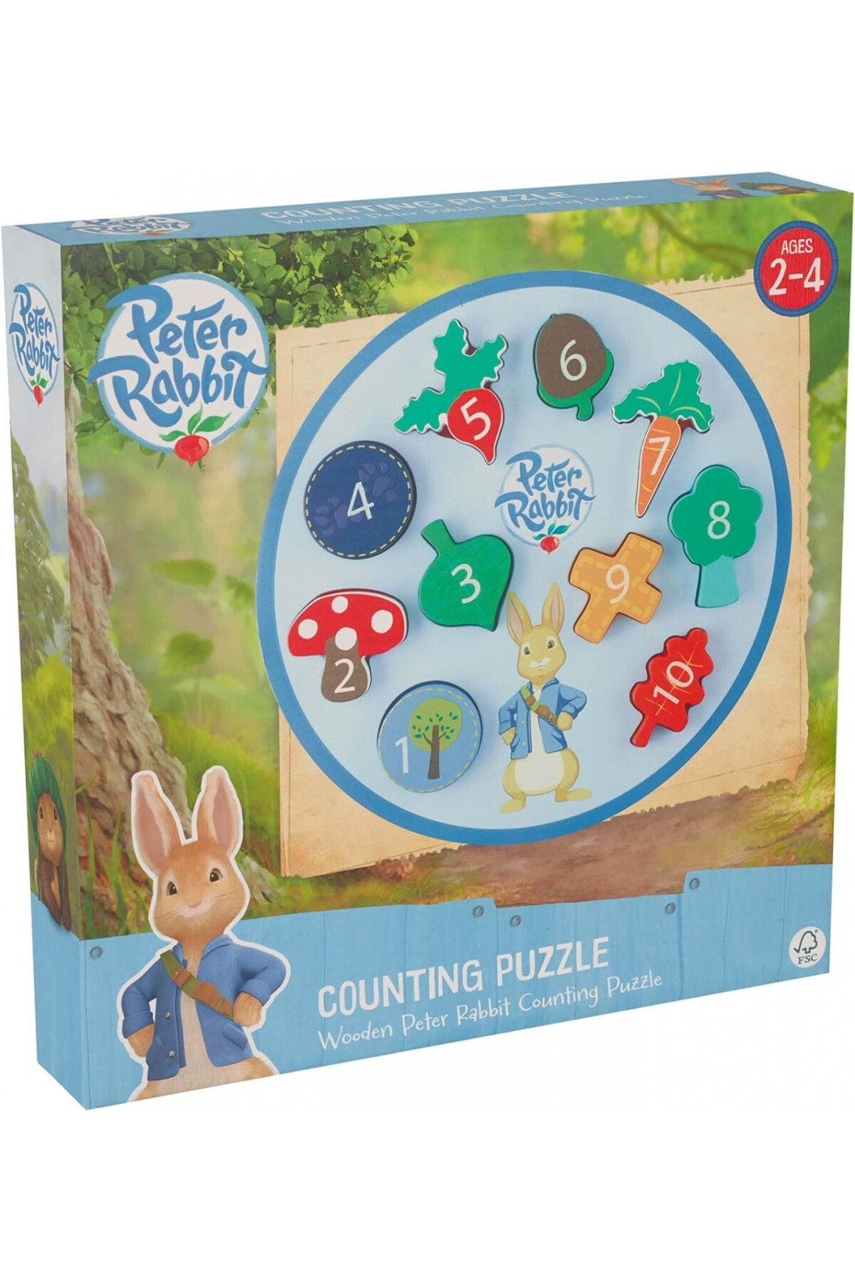Orange Tree Toys Peter Rabbit™ puzzle with numbers, Orange Tree Toys ...