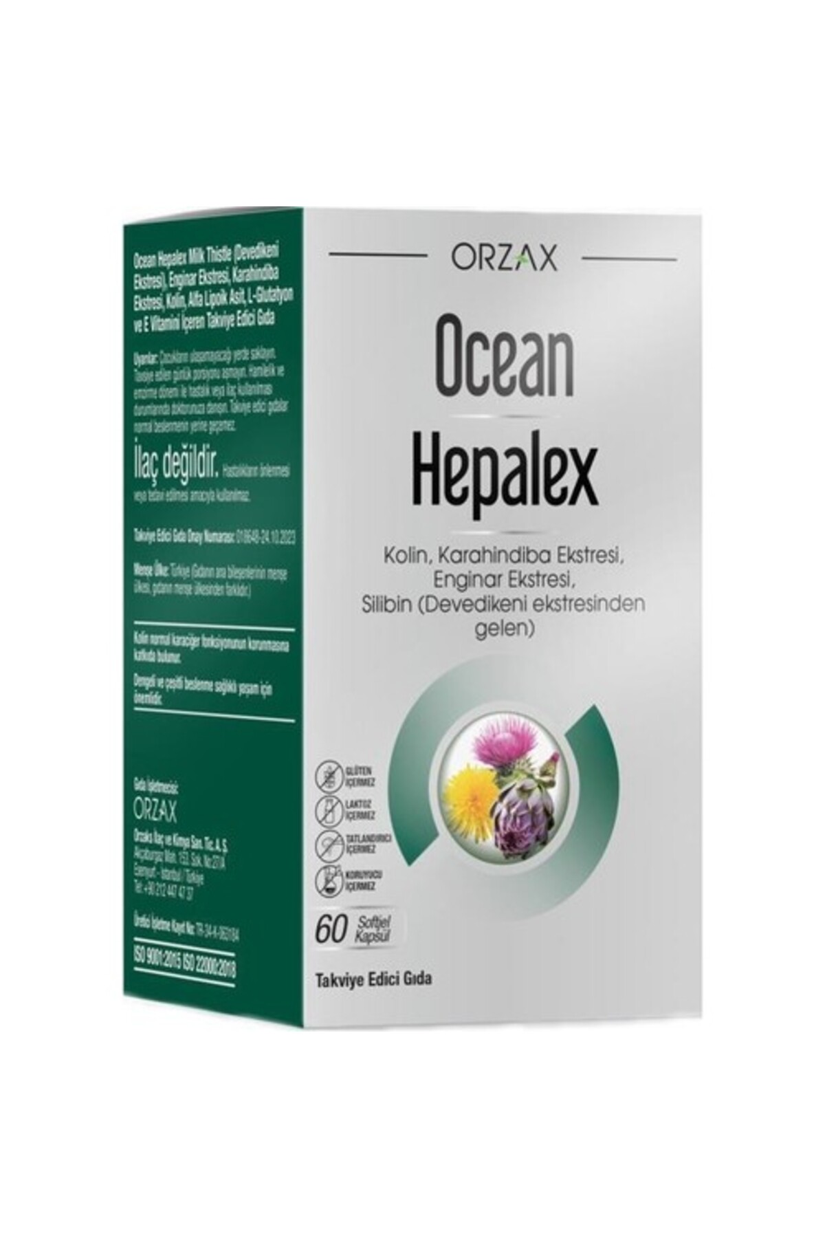 Orzax Ocean Hepalex 60 Softjel Kapsül - Fiyatı, Yorumları