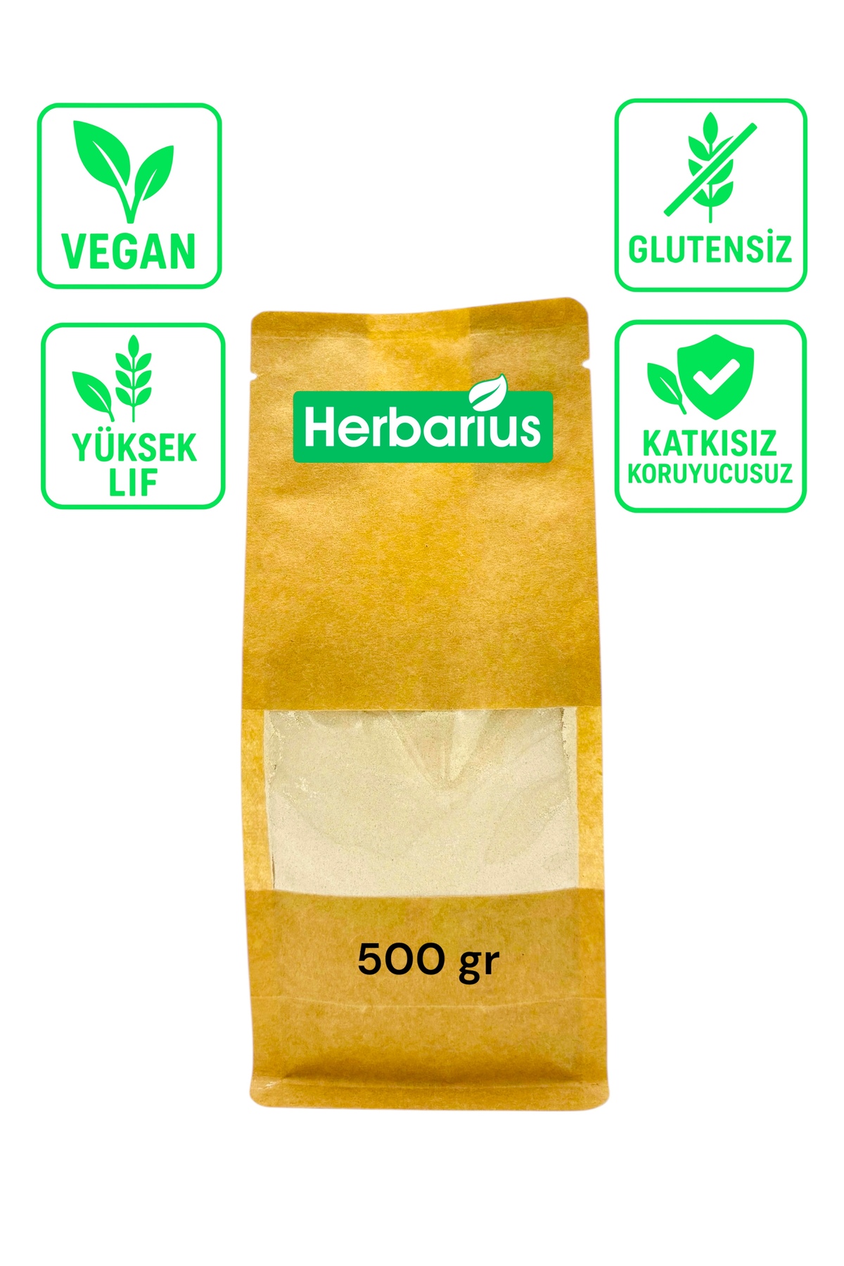 Herbarius Karnıyarık Otu Tozu 500 gr (Psyllium Husk Powder) - Fiyatı ...