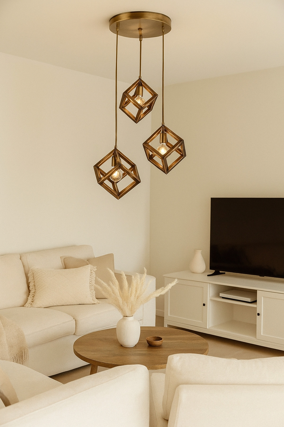 Onouqo Brera Modern 3'lü Rustik Retro Klasik Vintage Naturel Dekoratif ...