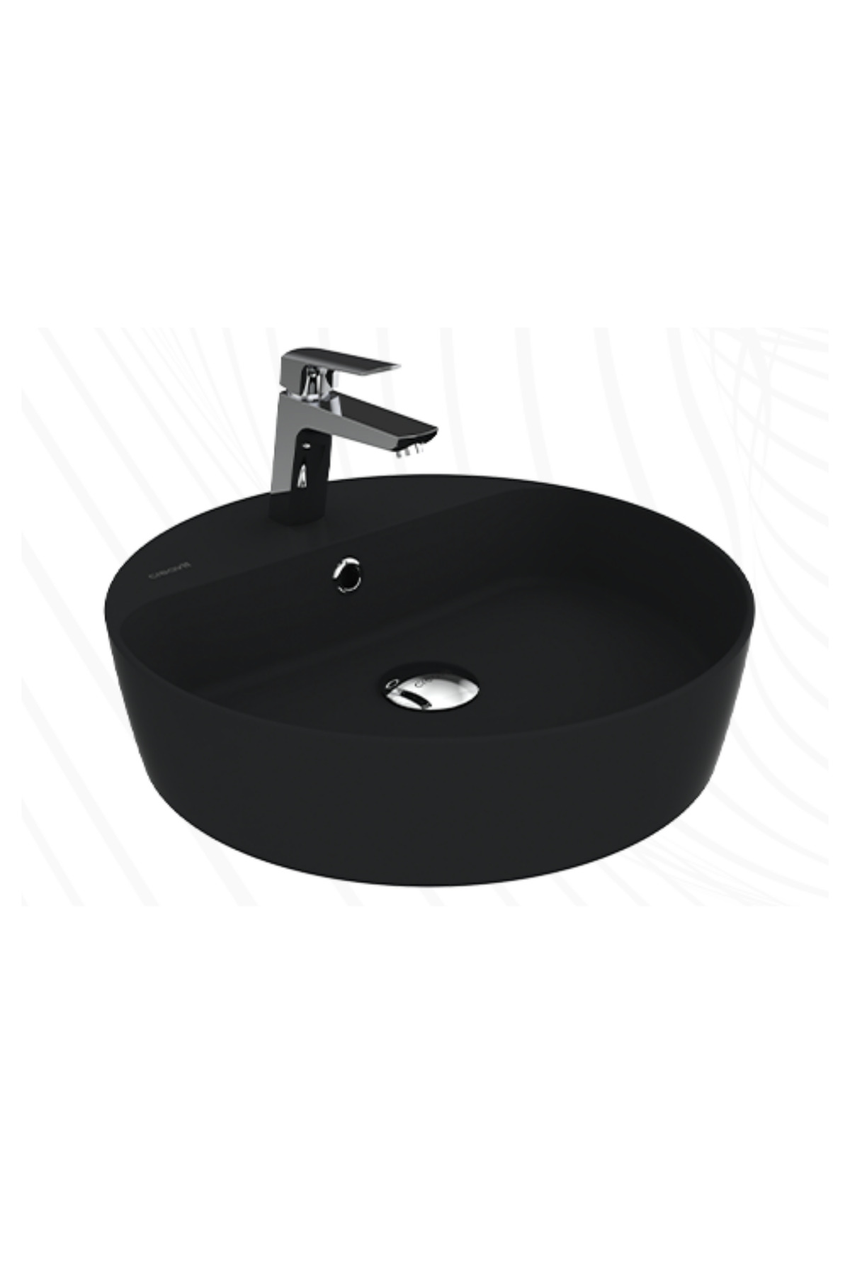 Creavit Loop 45cm Masa Üstü Çanak Lavabo Extra Kömür Karası - Fiyatı ...