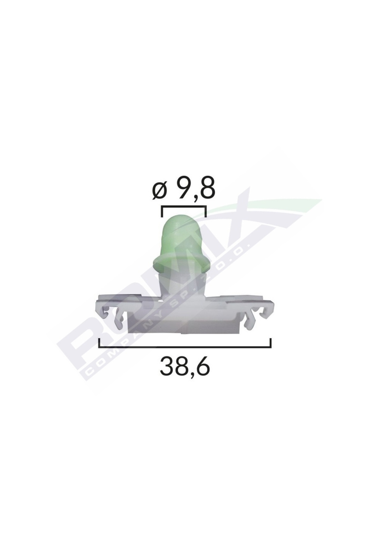 ROMİX Clips Fixare Elemente Exterioare Pentru Vw - Alb Set 10 Buc- Trendyol