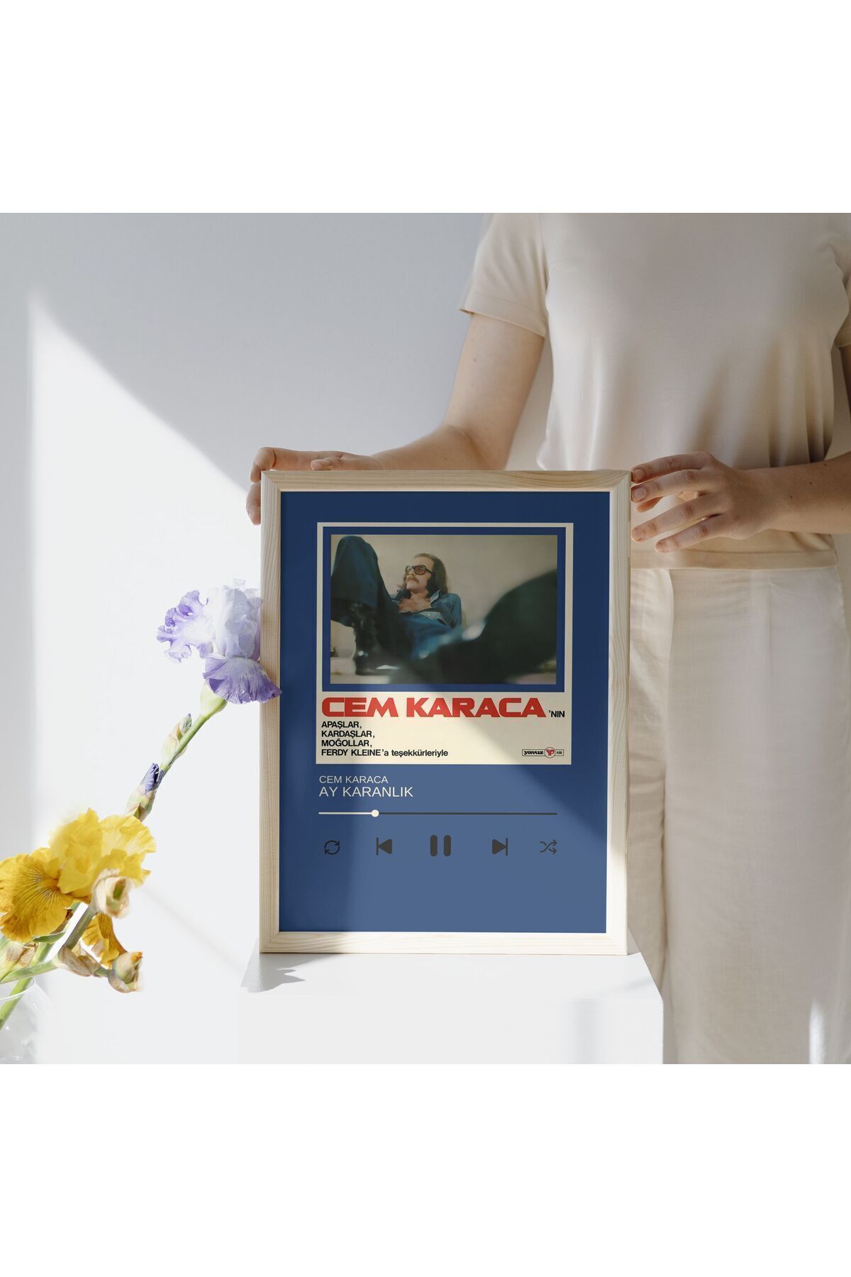 Arthopia Cem Karaca Ay Karanlık Türkçe Rock Poster Dekorasyon Yüksek ...