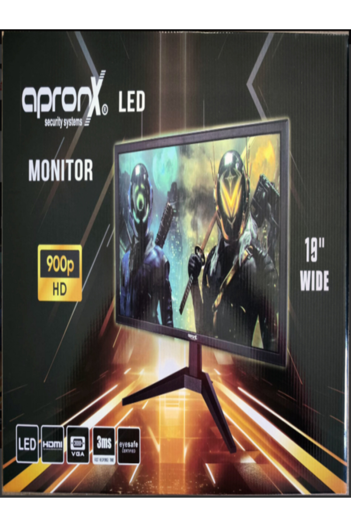 APRONX APX-NWS19 19" LED VGA+HDMI+SES MONİTOR - Fiyatı, Yorumları