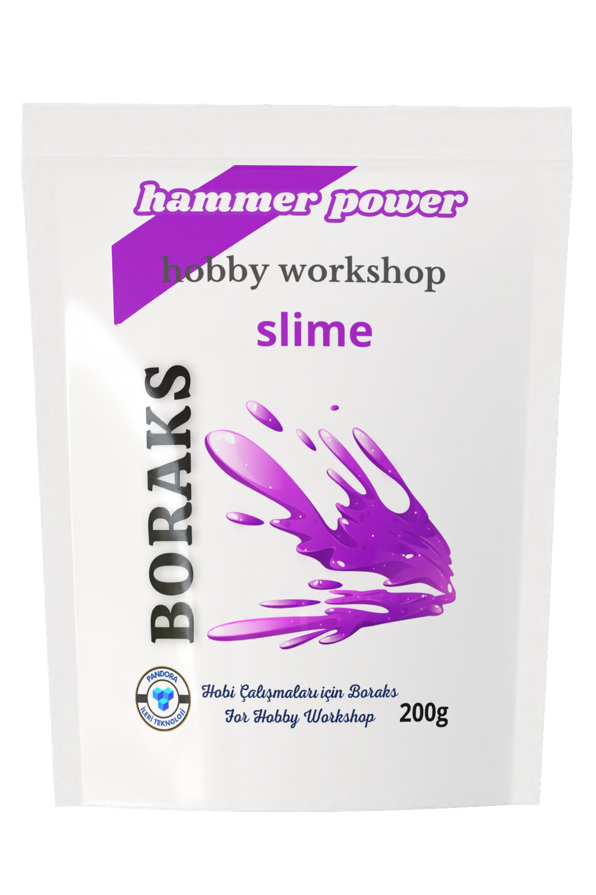 hammer power Hobby Atölyesi Slime İçin Boraks 200g - Fiyatı, Yorumları