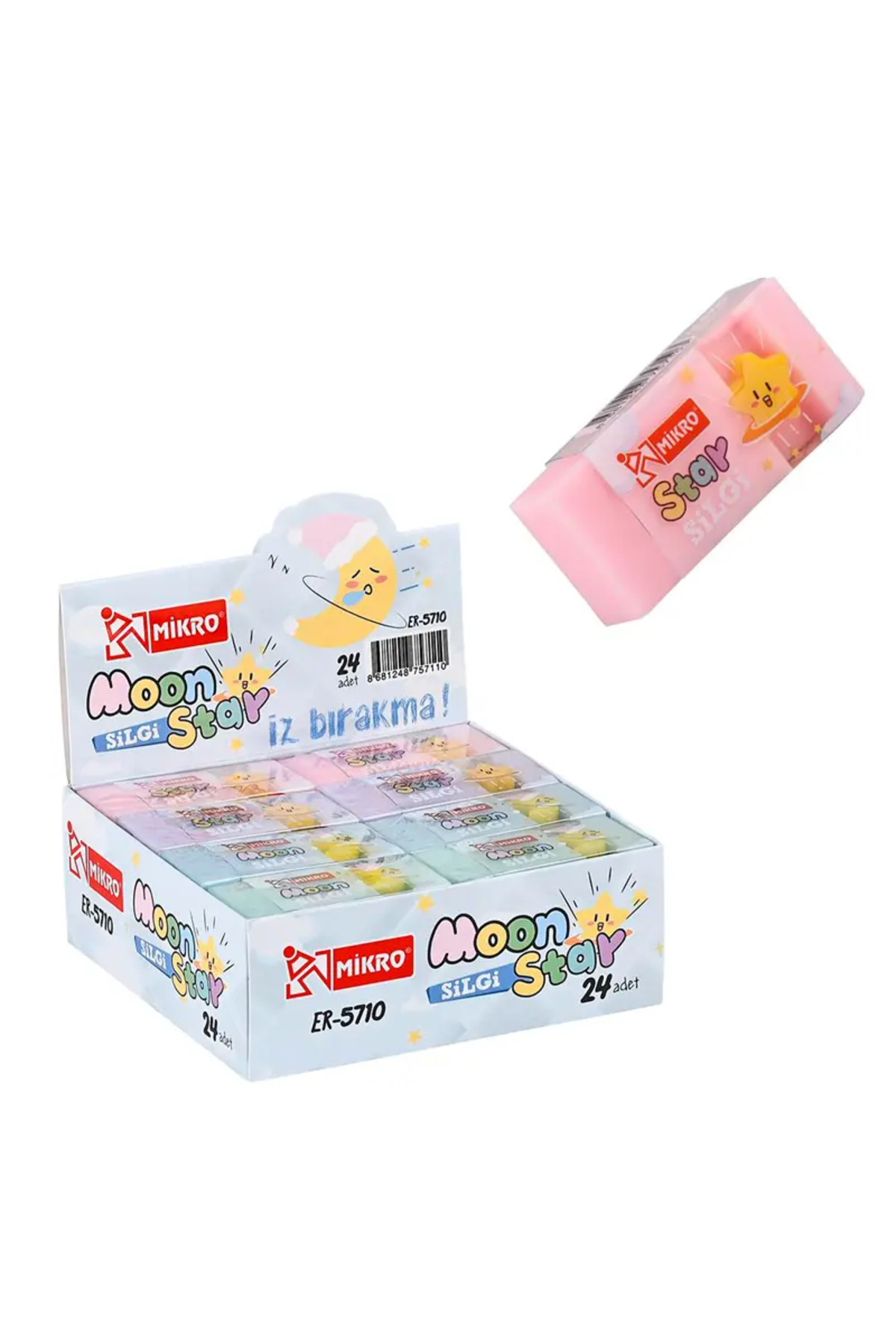Mikro Silgi Pastel Star Er-5710 (24 Lü Paket) - Fiyatı, Yorumları