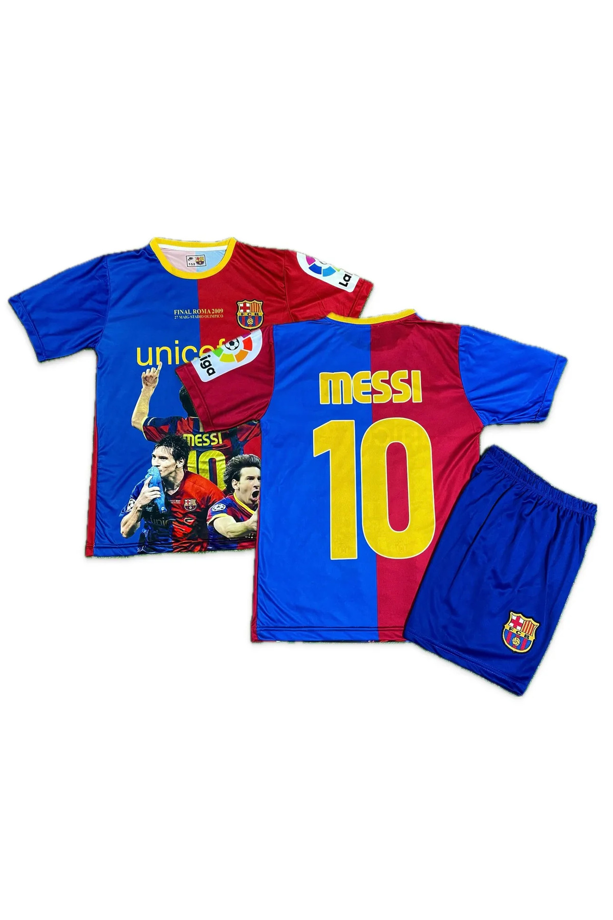 Ronson Barcelona 2009 Roma Finali Lionel Messi Özel Tasarım Forma ...