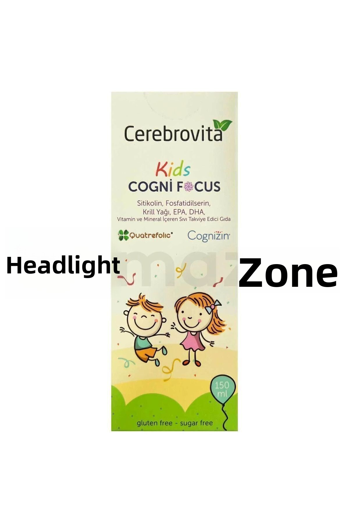 Cerebrovita Kids Cogni Focus Syrup 150 ml- Trendyol