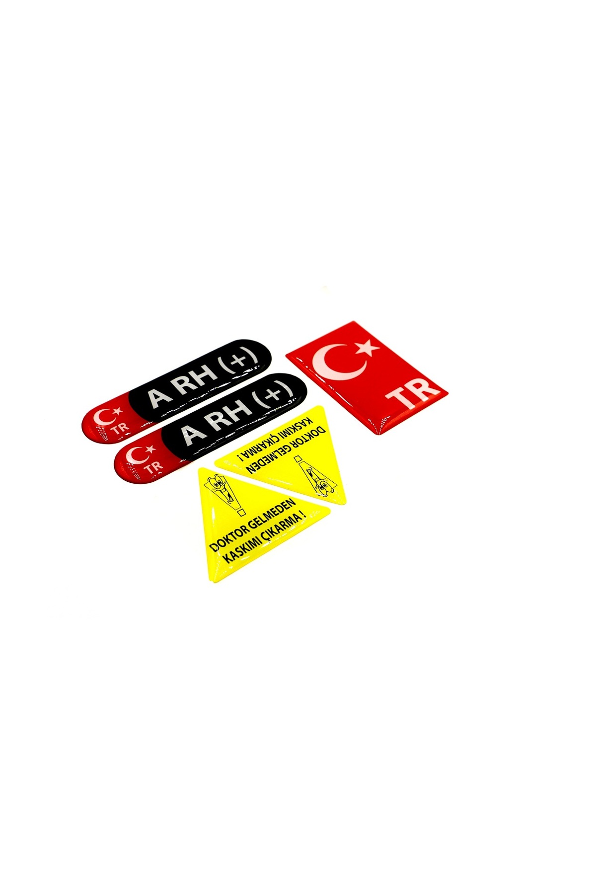 BsElektronik Motosikletçilere Özel Damla Sticker Takım Plaka Sticker ...