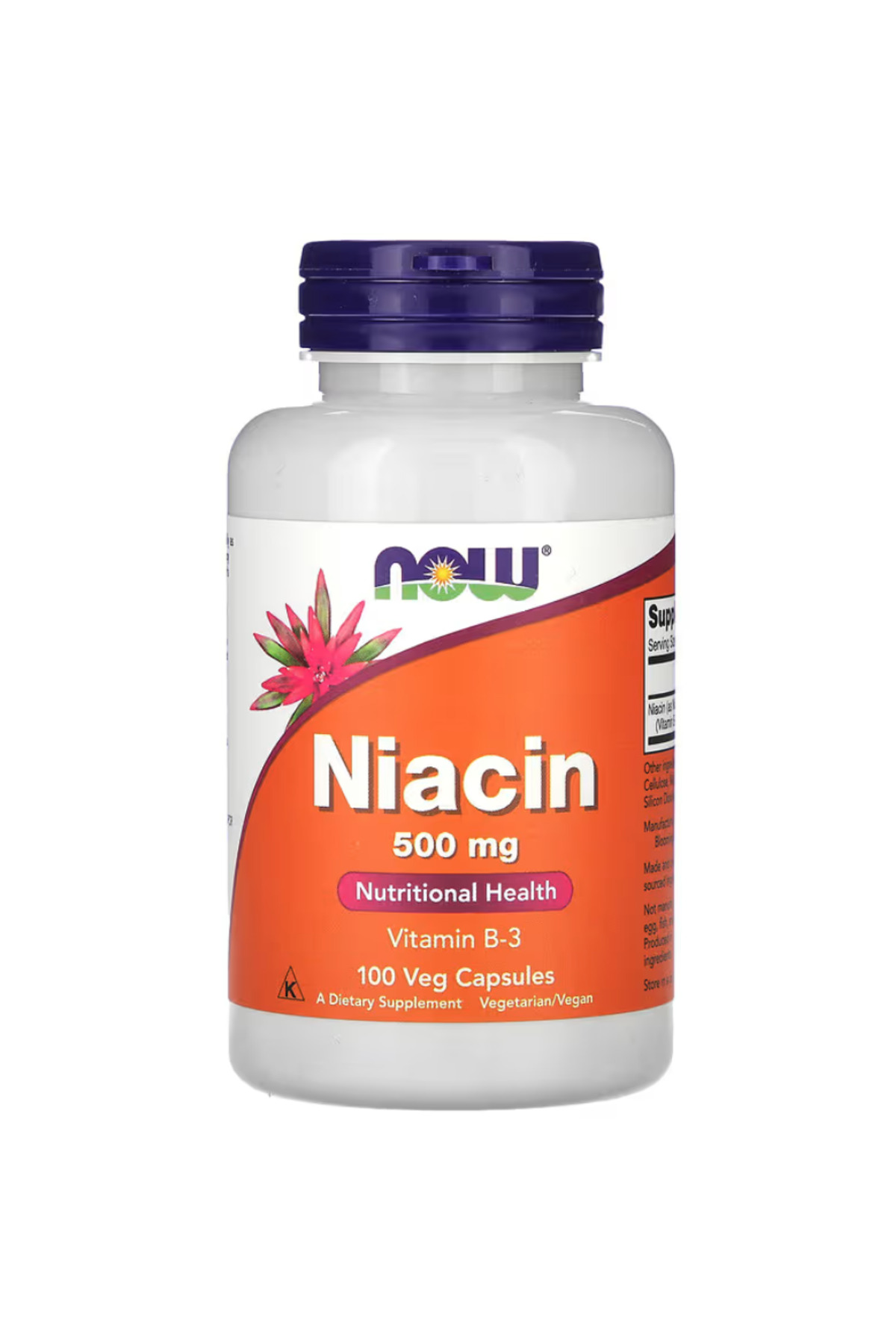 Now Foods Niacin (Vitamin B-3) 500 mg, Essential B-Group Vitamin ...