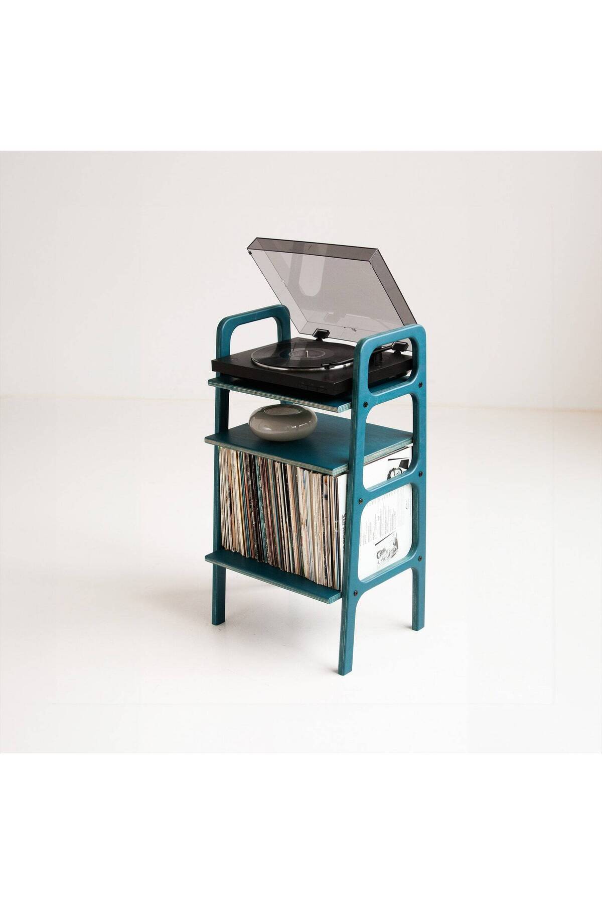 Felicity Mirror Ahşap Dekoratif Kitaplık - Doğal Ahşap Modern Raf ...