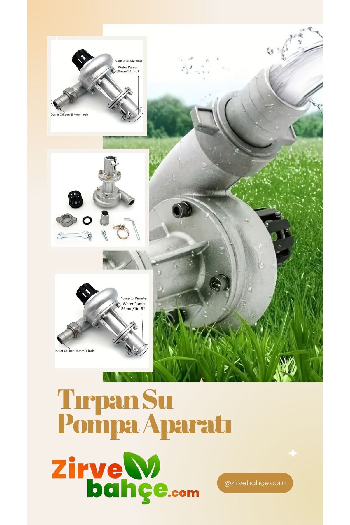 Zirve TIRPAN SU POMPA APARATI A KALİTE 26-9 - Fiyatı, Yorumları