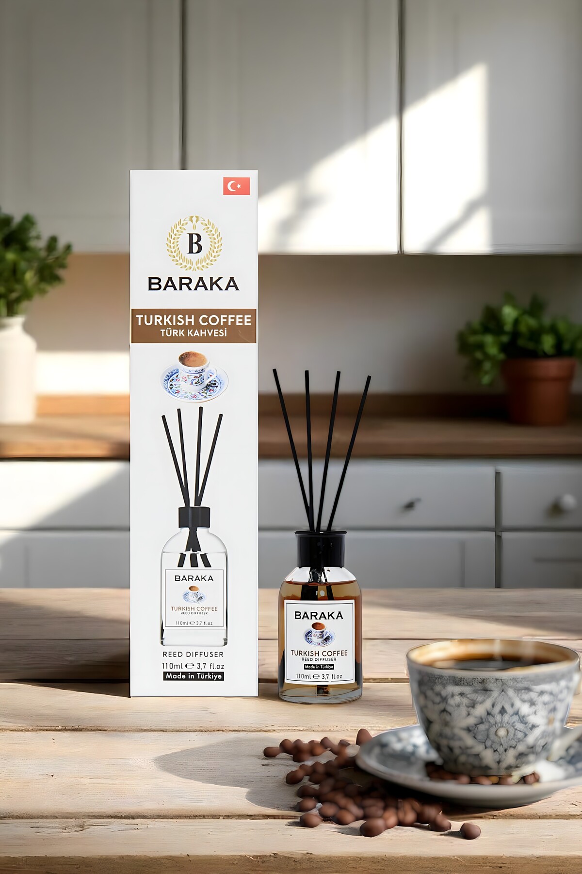 BARAKA 110 ML Çubuklu Oda Kokusu TURKISH COFFEE - Fiyatı, Yorumları