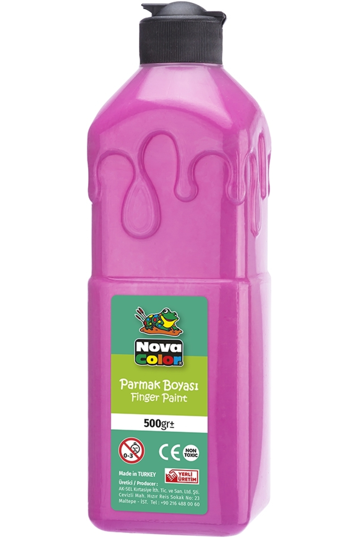 nova color Pembe Parmak Boyası Nova Color 500 ml - Kolay Silinebilir ...