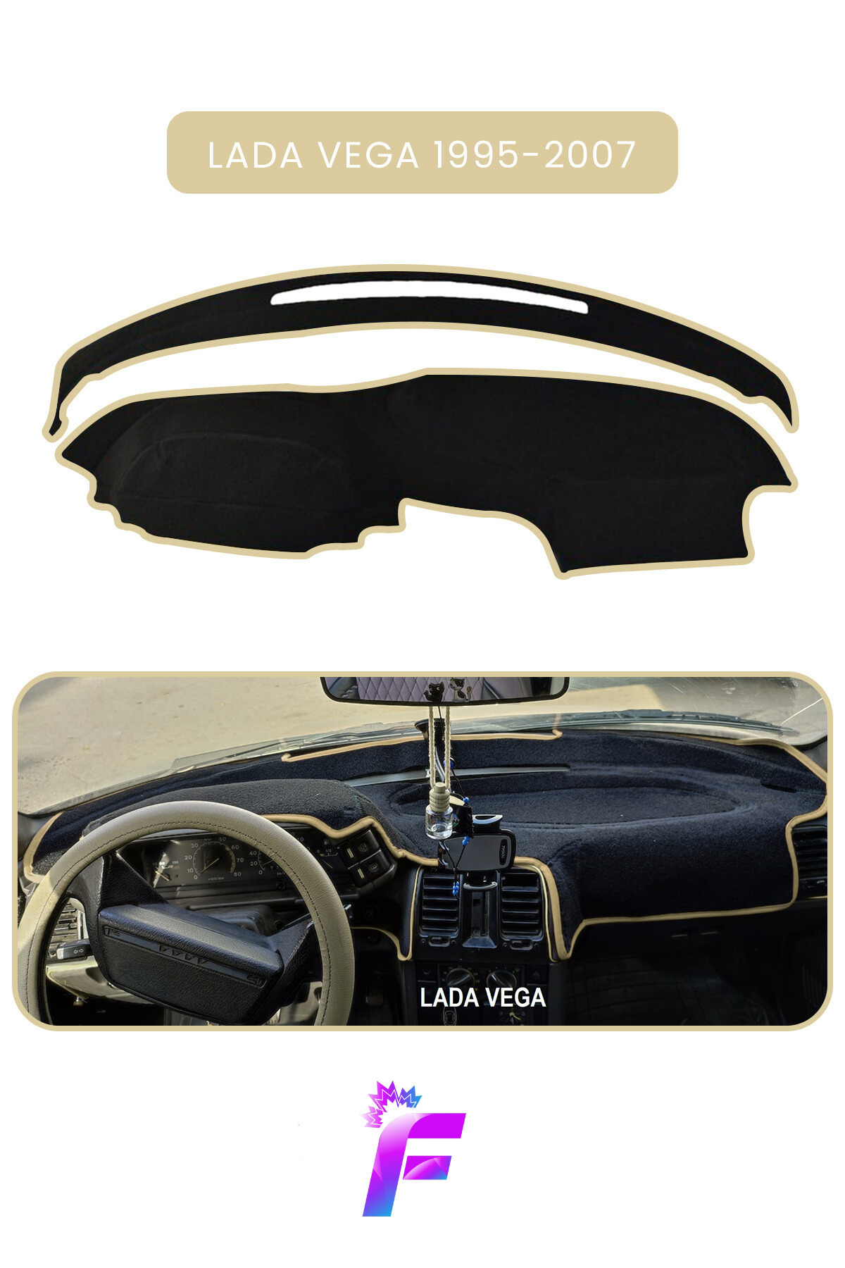 Figapp LADA VEGA (1995-2007) Uyumlu Torpido,Panel Örtüsü | Hızlı ve ...