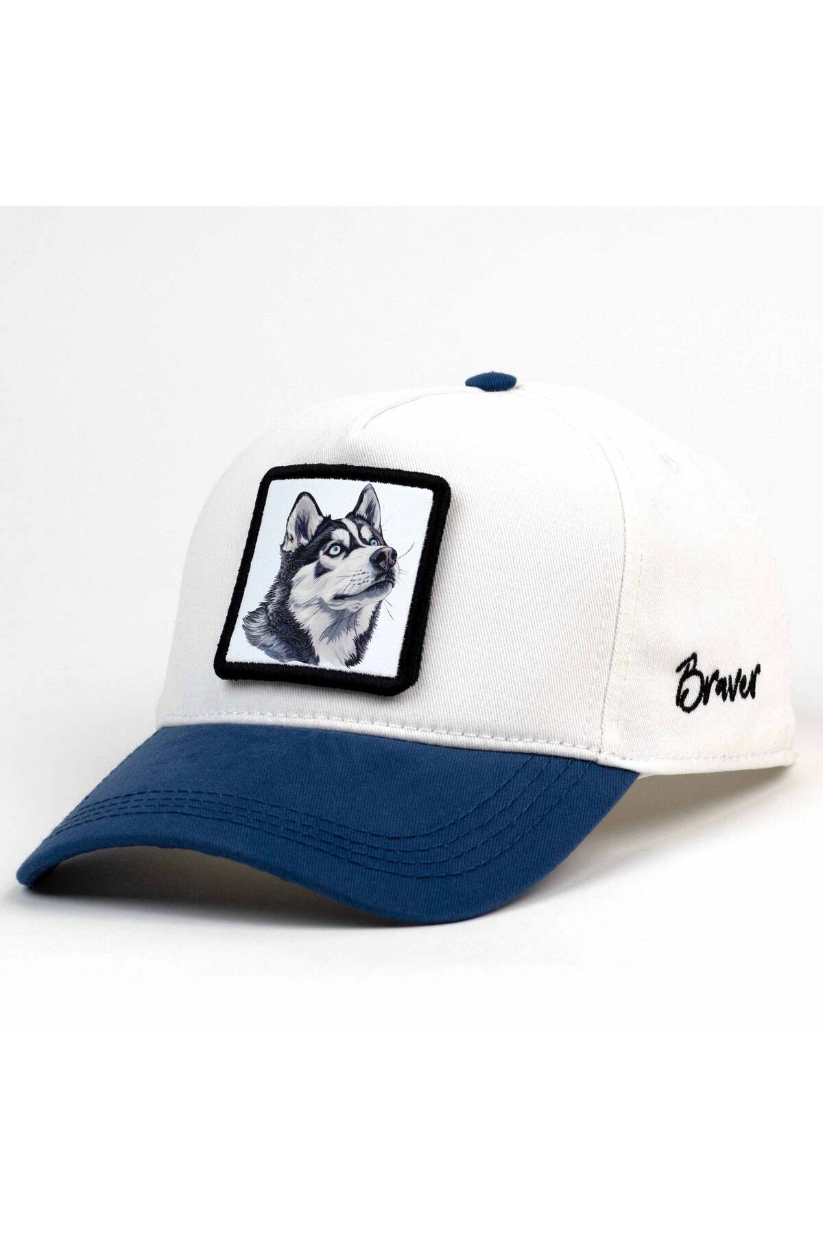 Braver Collection Braver Beyaz/Gece Mavi Kurt Patch Şapka - Fiyatı ...