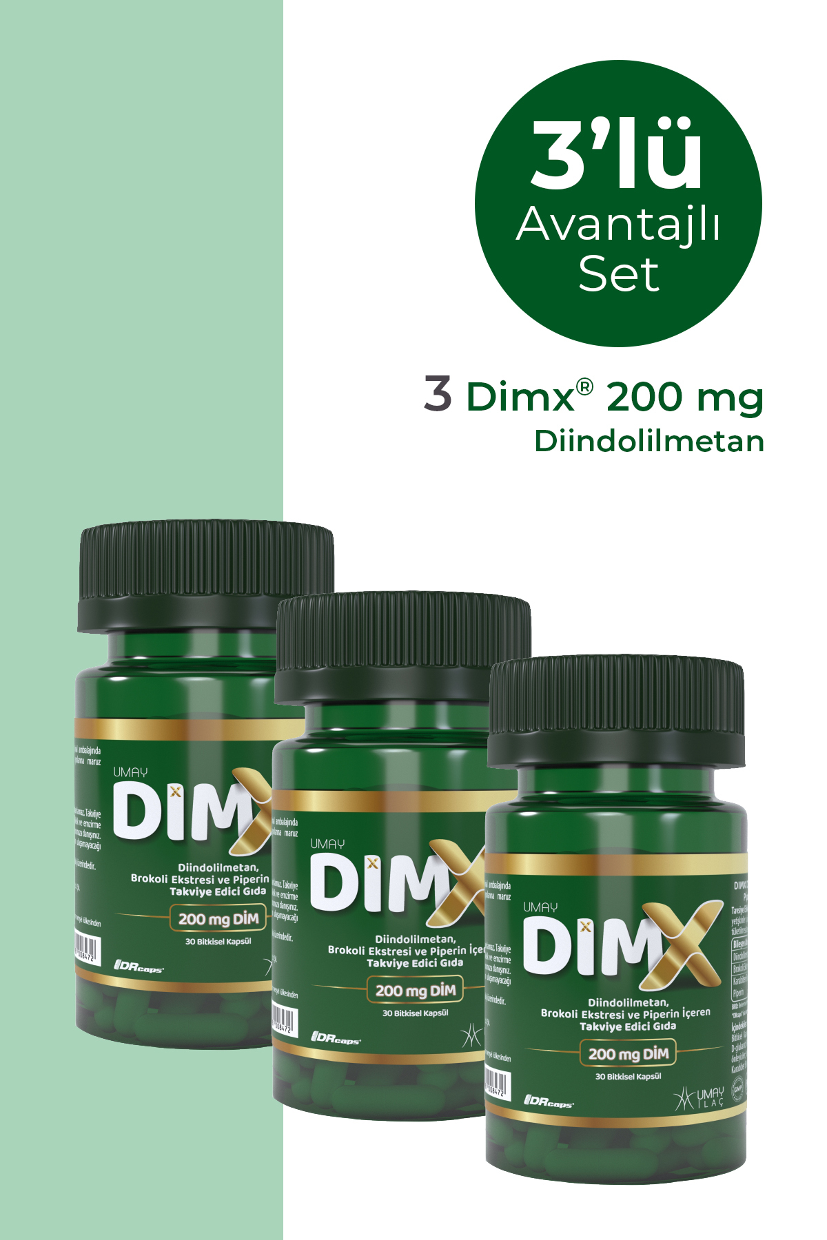 umay dimx DimX® 200 mg 30 DR Kapsül- 3 Kutu - Fiyatı, Yorumları
