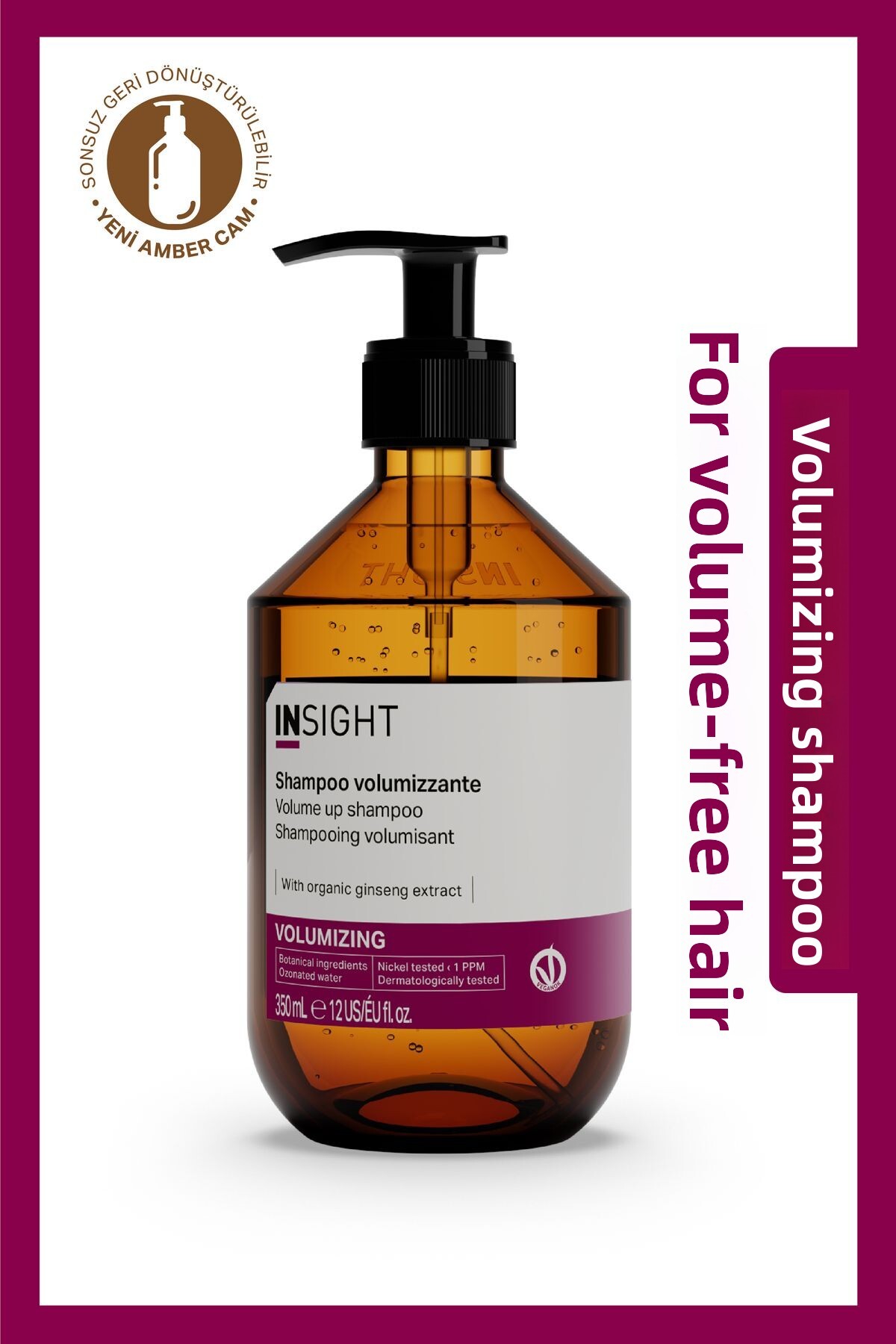 Insight Shampoo Volumizing for Fine and Volume-Free Hair 350 Ml.- Trendyol