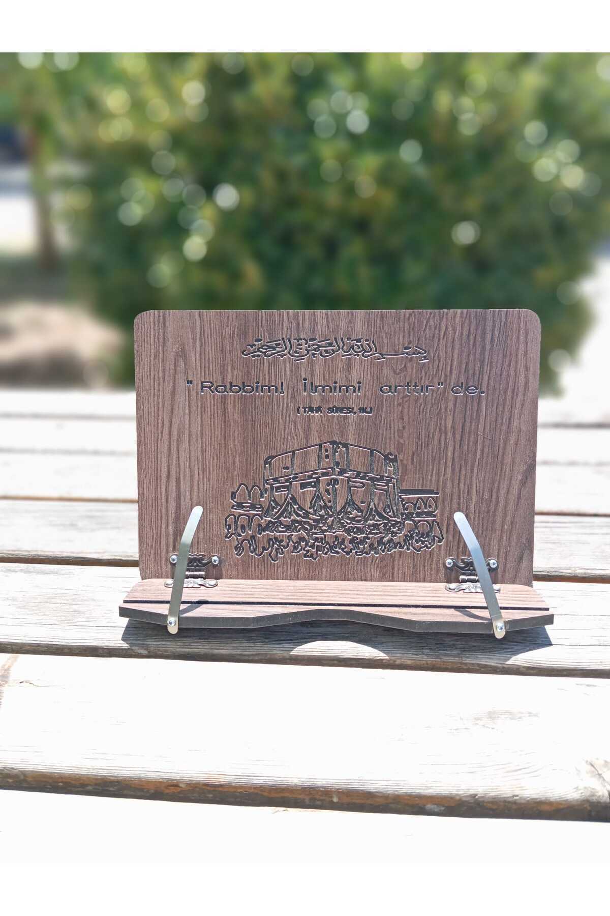 Trend Silver Kitap Okuma Standı (kişiye Özel ) Masaüstü Ahşap Kuran ...