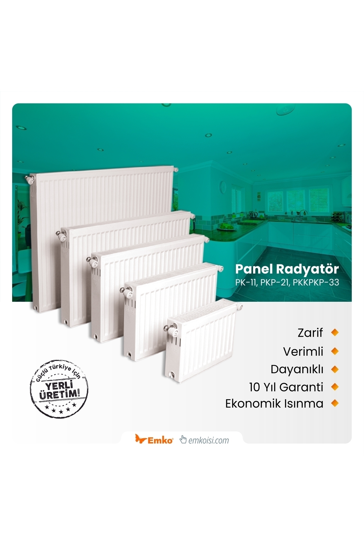 Emko Fenni Panel Radyatör Dk22-300x1000 - Fiyatı, Yorumları