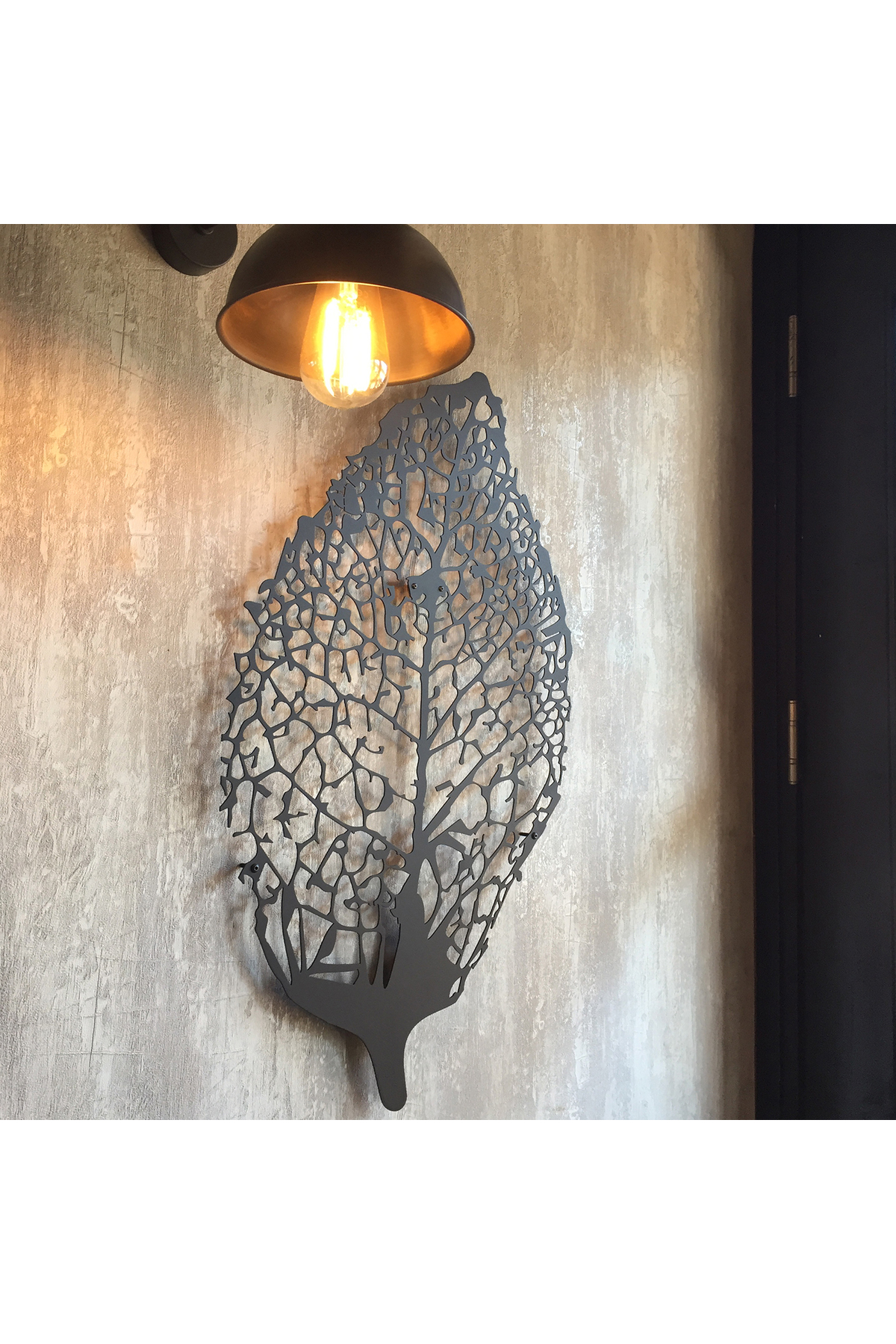 Artepera Autumn Metal Duvar Tablosu - Siyah Renk - 42x70 cm - Ev ...