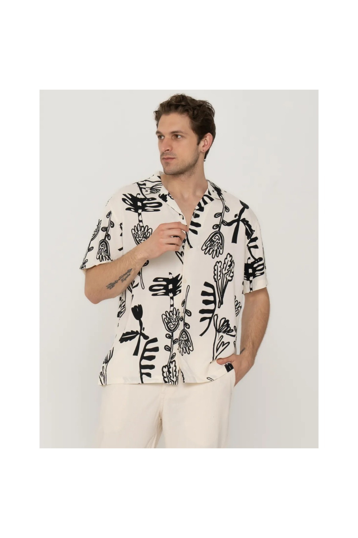 Jack & Jones Jack&jones Jeff Gallery Resort Erkek Bej Klasik Yaka ...
