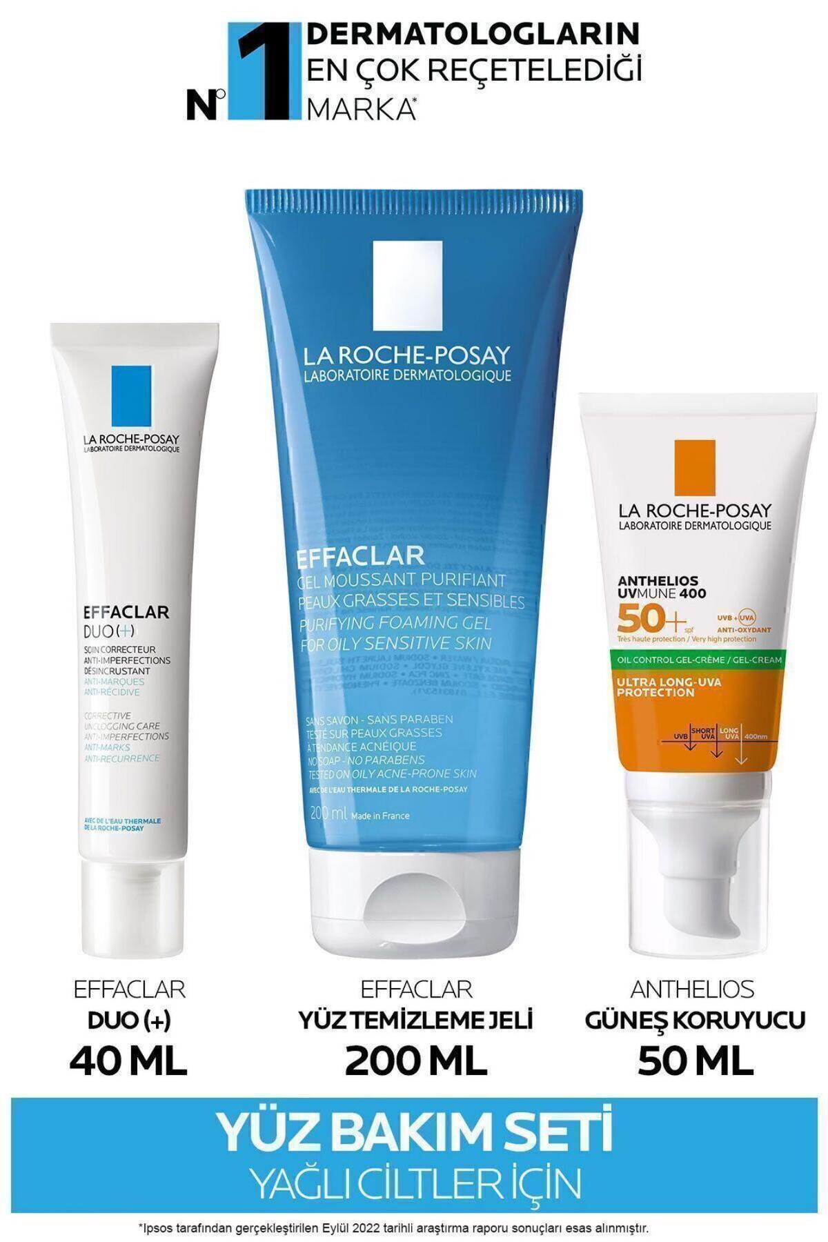 La Roche Posay Effaclar Güneş Bakım Seti | Effaclar Duo Krem + Effaclar ...