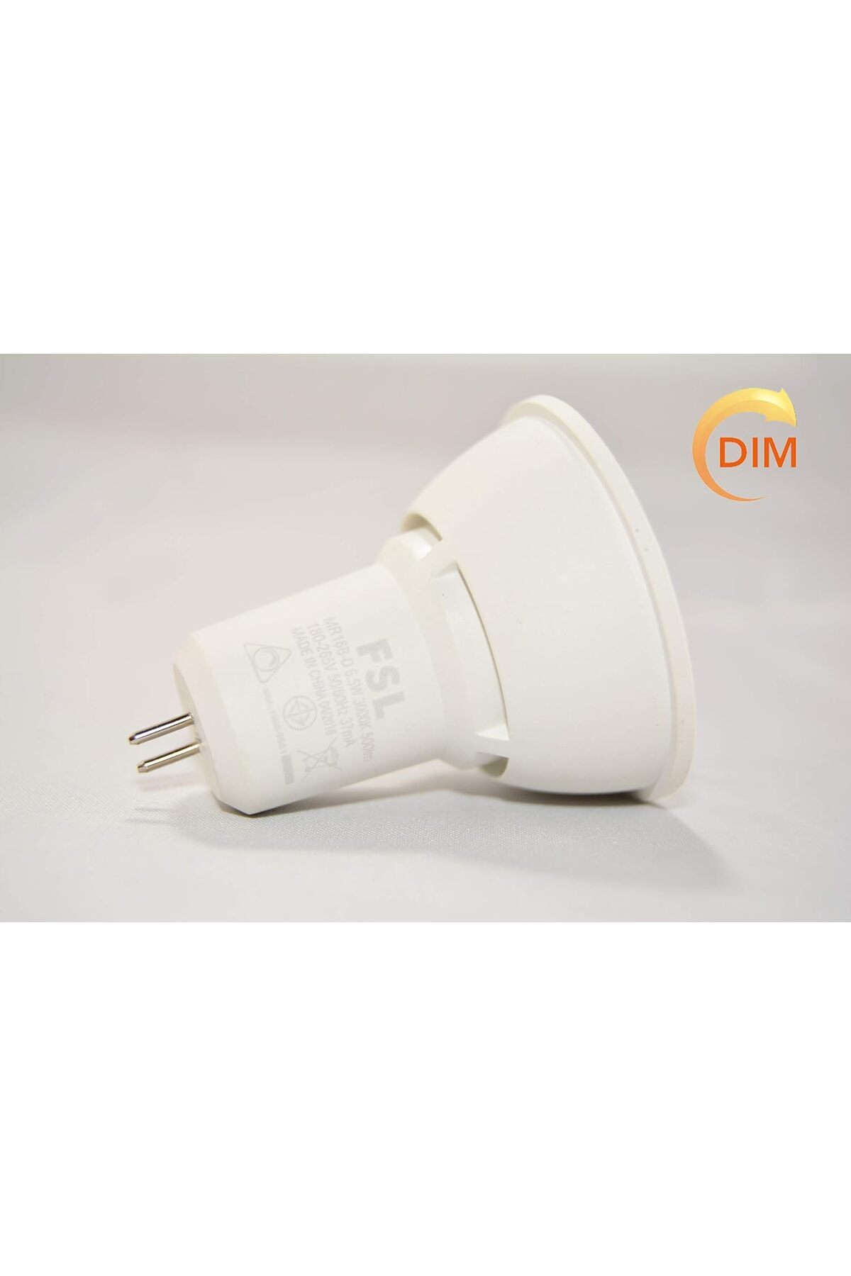 FSL LED BULB MR16 Dimmable Spot Light GU5.3 6.5W AC180-265V White/Warm White (White 6500K)- Trendyol